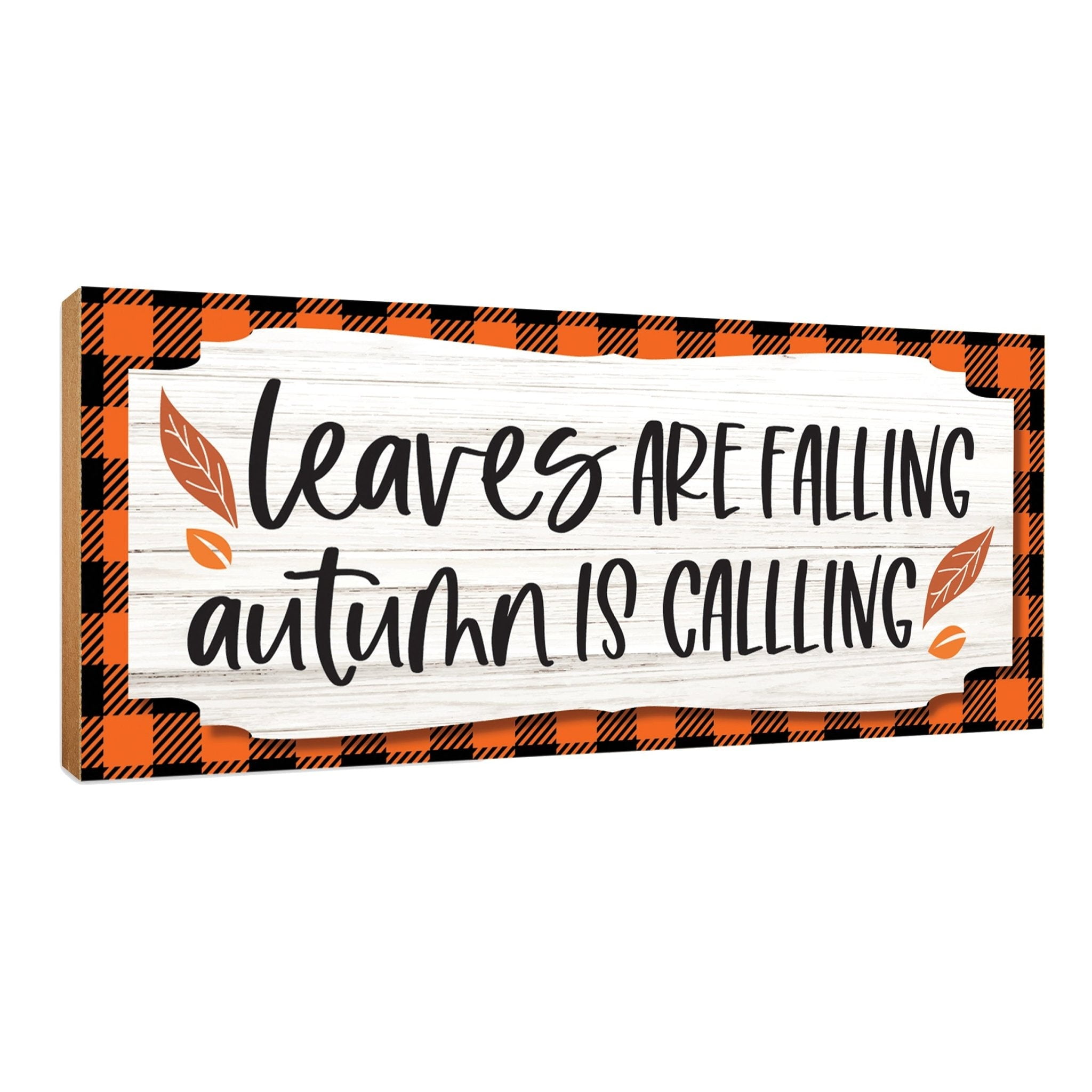 LifeSong Milestones Wooden Autumn Decor, Tabletop Fall Decorations for ...