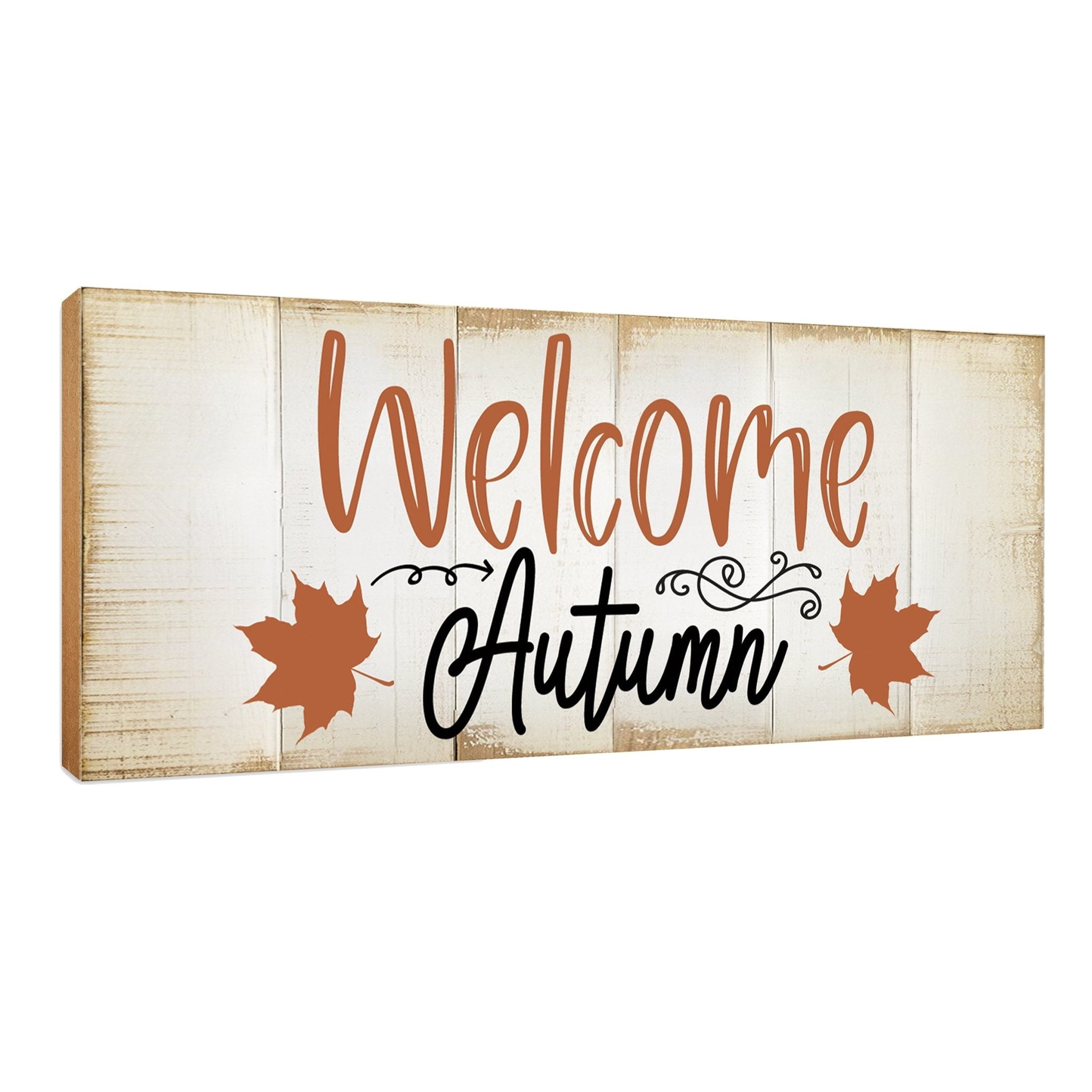 LifeSong Milestones Wooden Autumn Decor, Tabletop Fall Decorations for ...