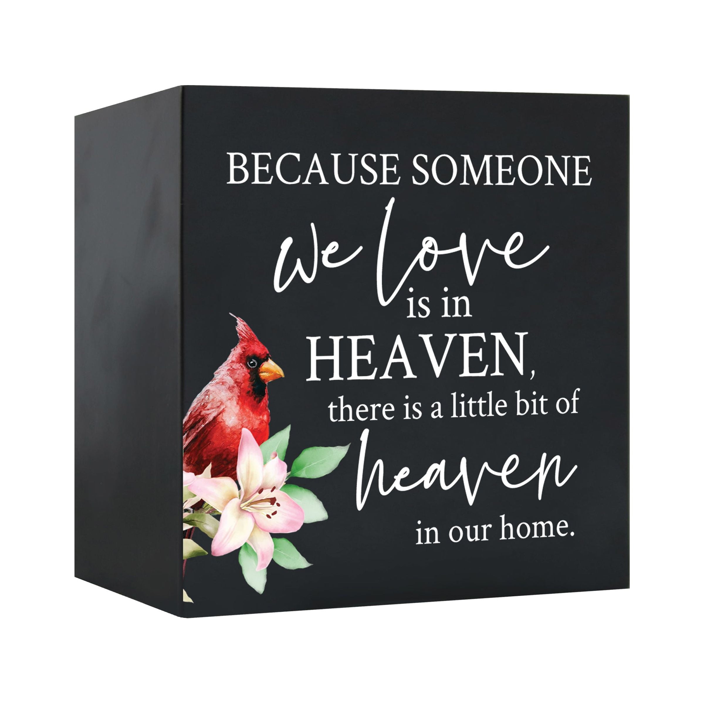 LifeSong Milestones Wooden Black Shadow Box Urns for Adult Cremation ...