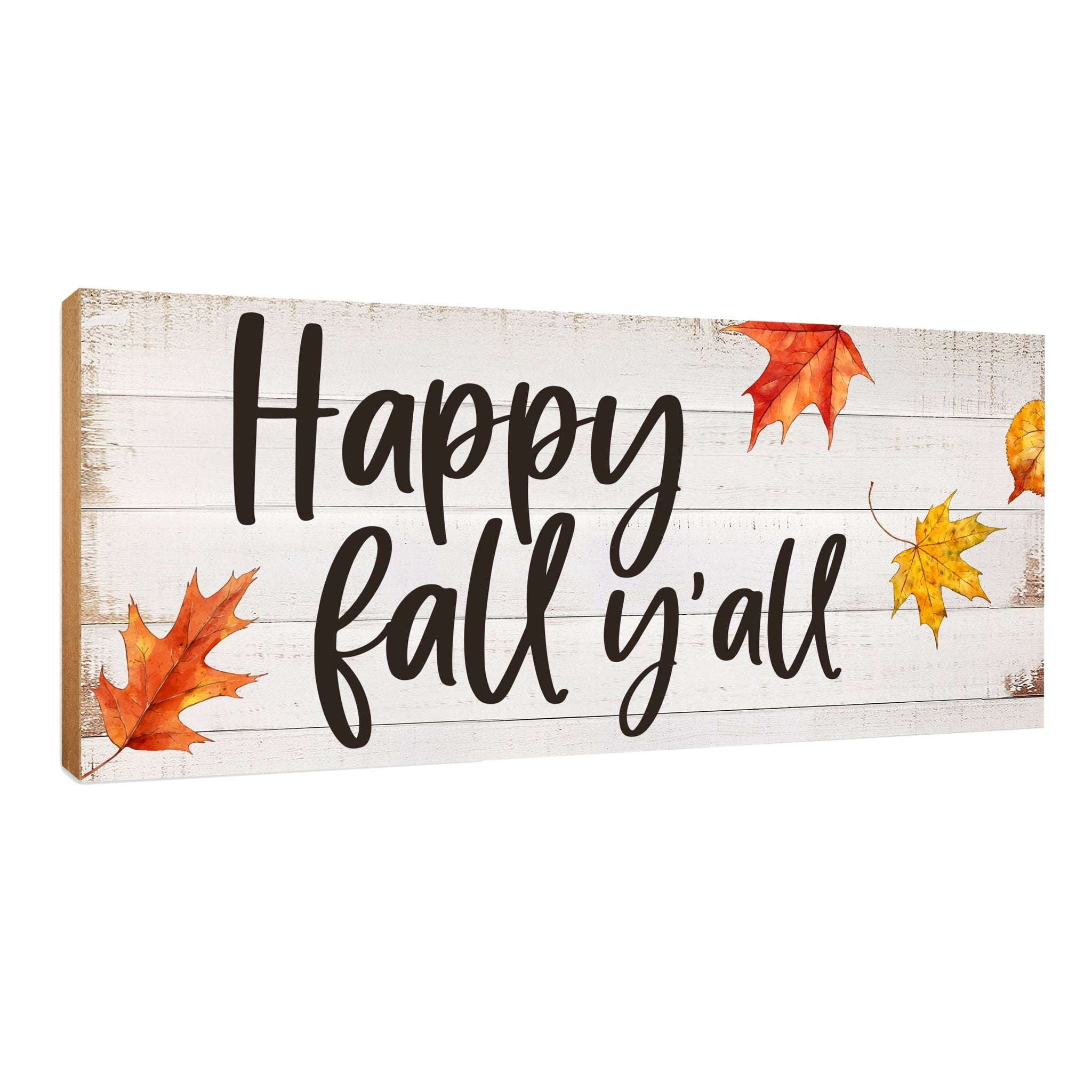 LifeSong Milestones Wooden Fall Decor, Tabletop Fall Decorations for ...