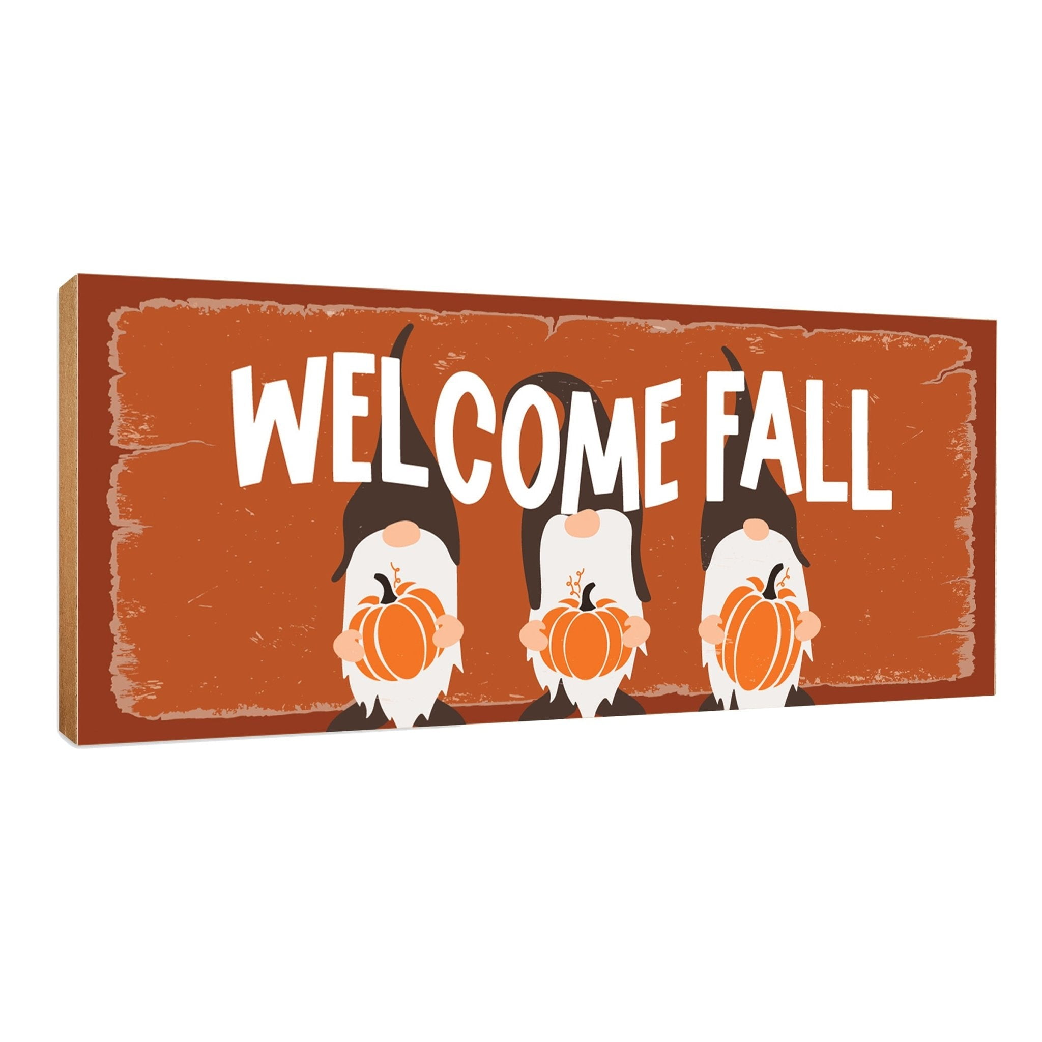 LifeSong Milestones Wooden Fall Decor, Tabletop Fall Decorations for ...