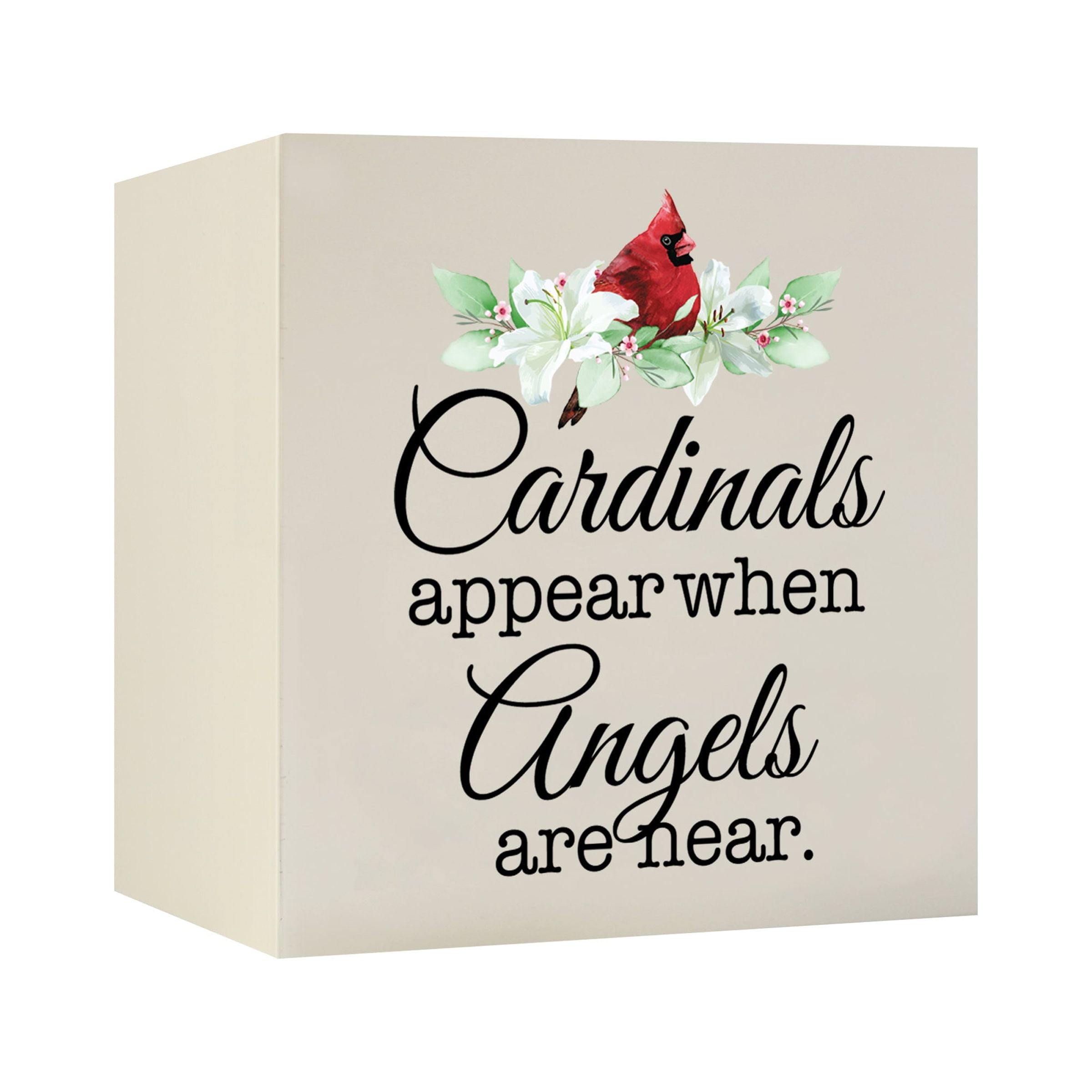 LifeSong Milestones Wooden Ivory Shadow Box Urns for Adult Cremation ...