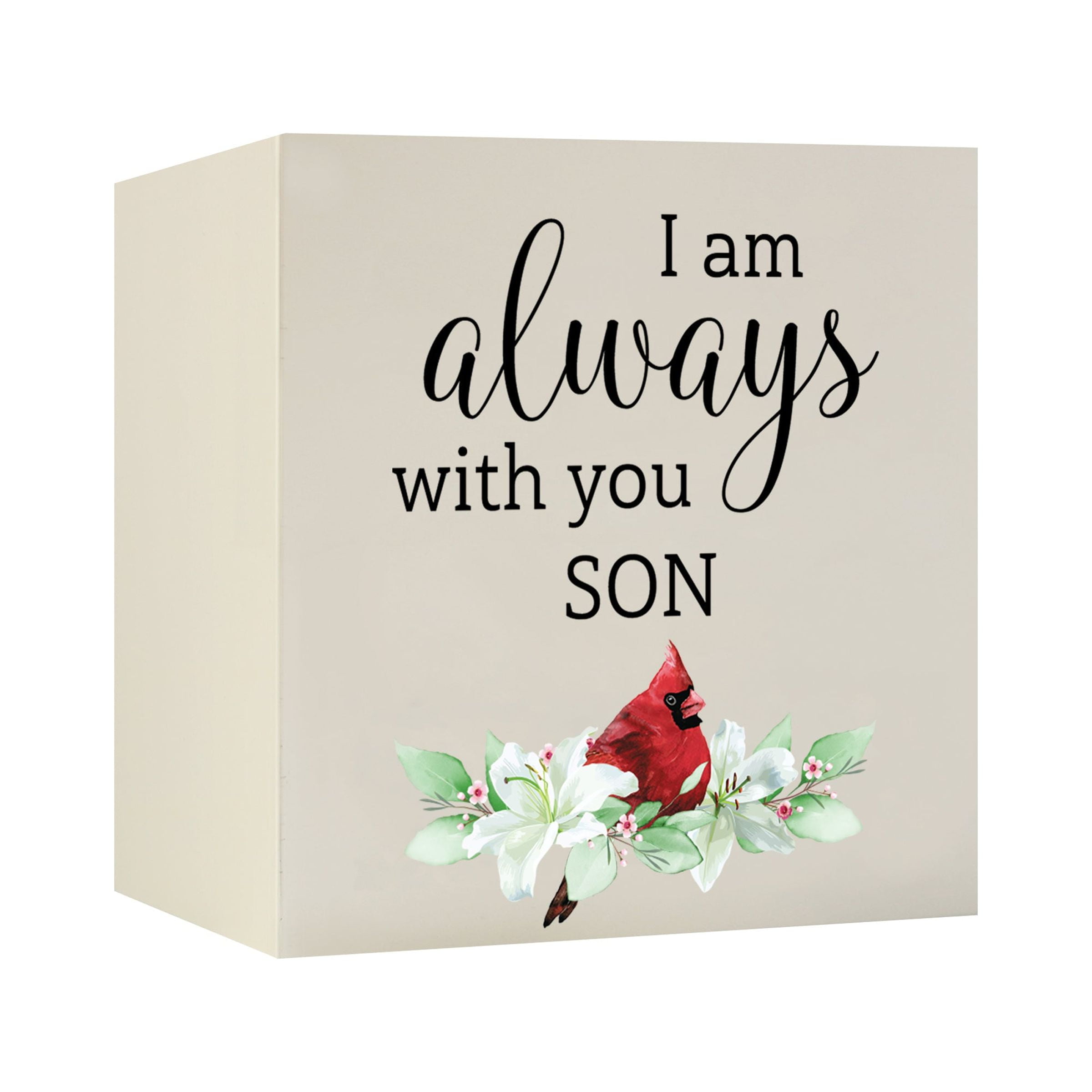 LifeSong Milestones Wooden Ivory Shadow Box Urns for Adult Cremation ...