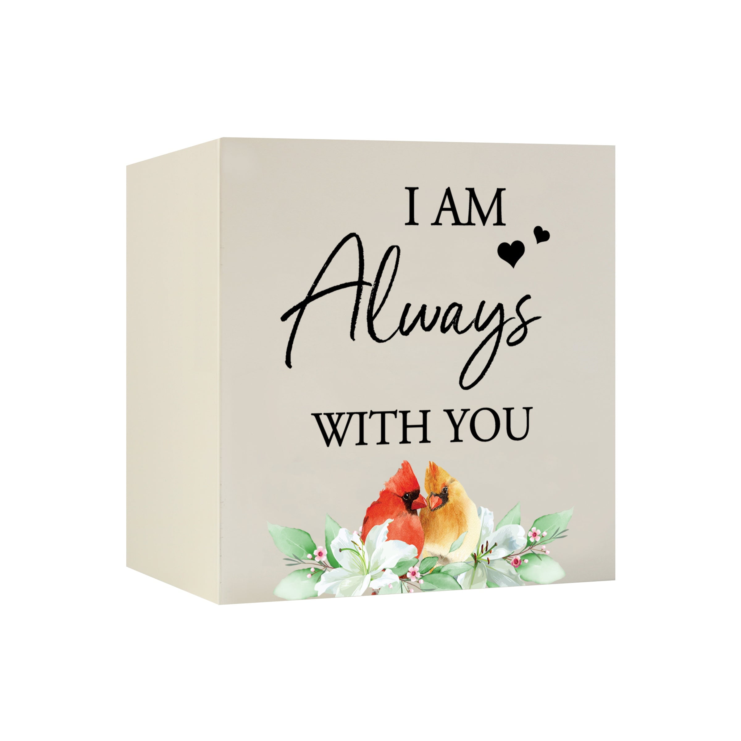 LifeSong Milestones Wooden Ivory Shadow Box Urns for Adult Cremation ...