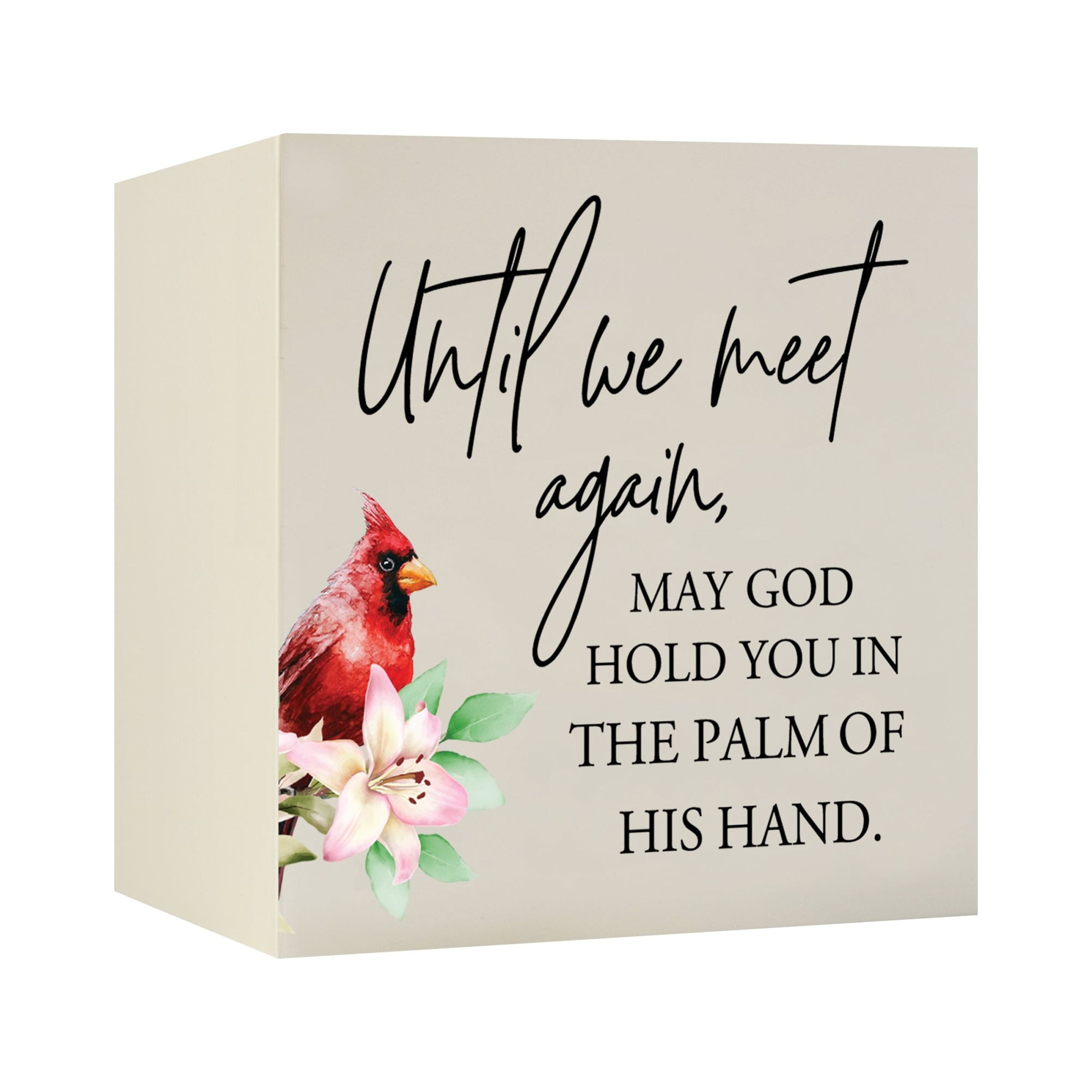 LifeSong Milestones Wooden Ivory Shadow Box Urns for Adult Cremation ...