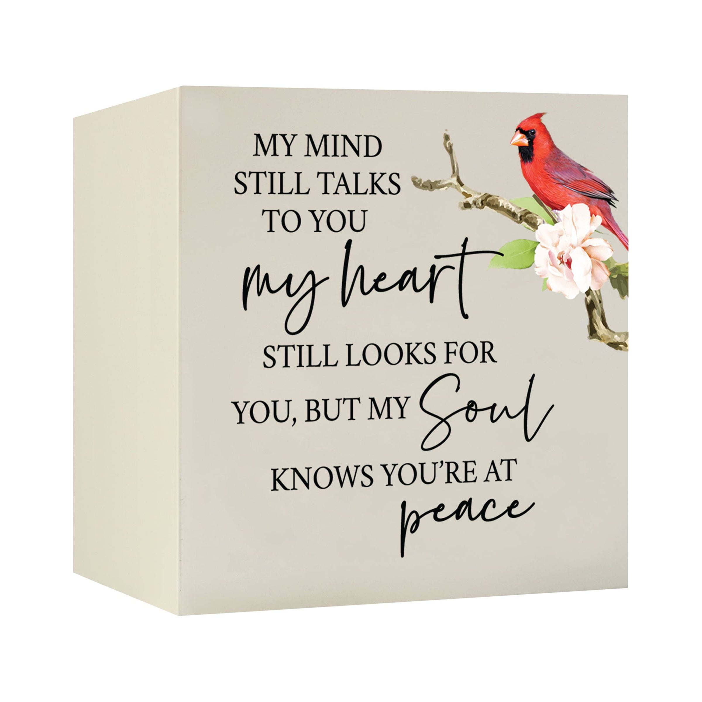 LifeSong Milestones Wooden Ivory Shadow Box Urns for Adult Cremation ...