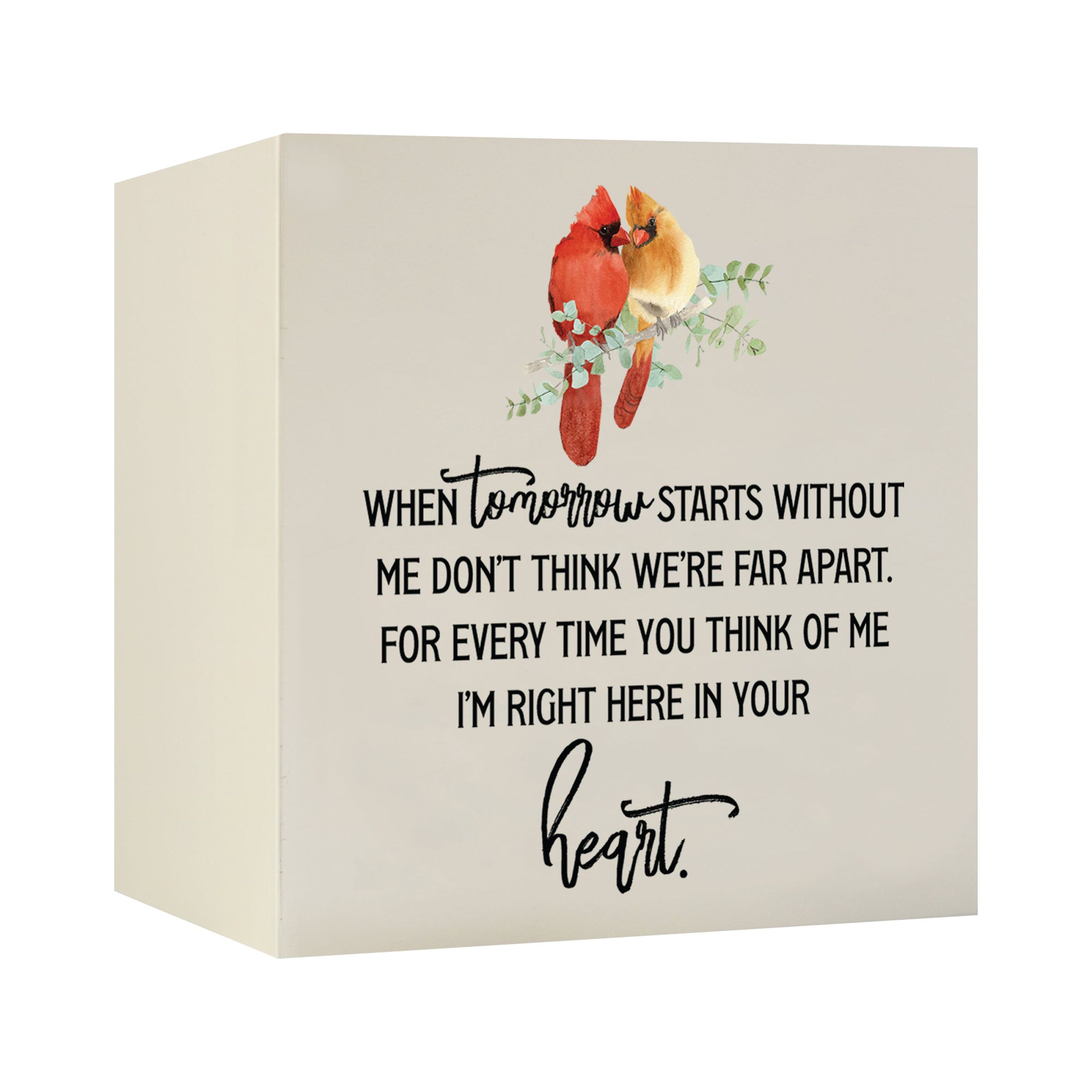 LifeSong Milestones Wooden Ivory Shadow Box Urns for Adult Cremation ...