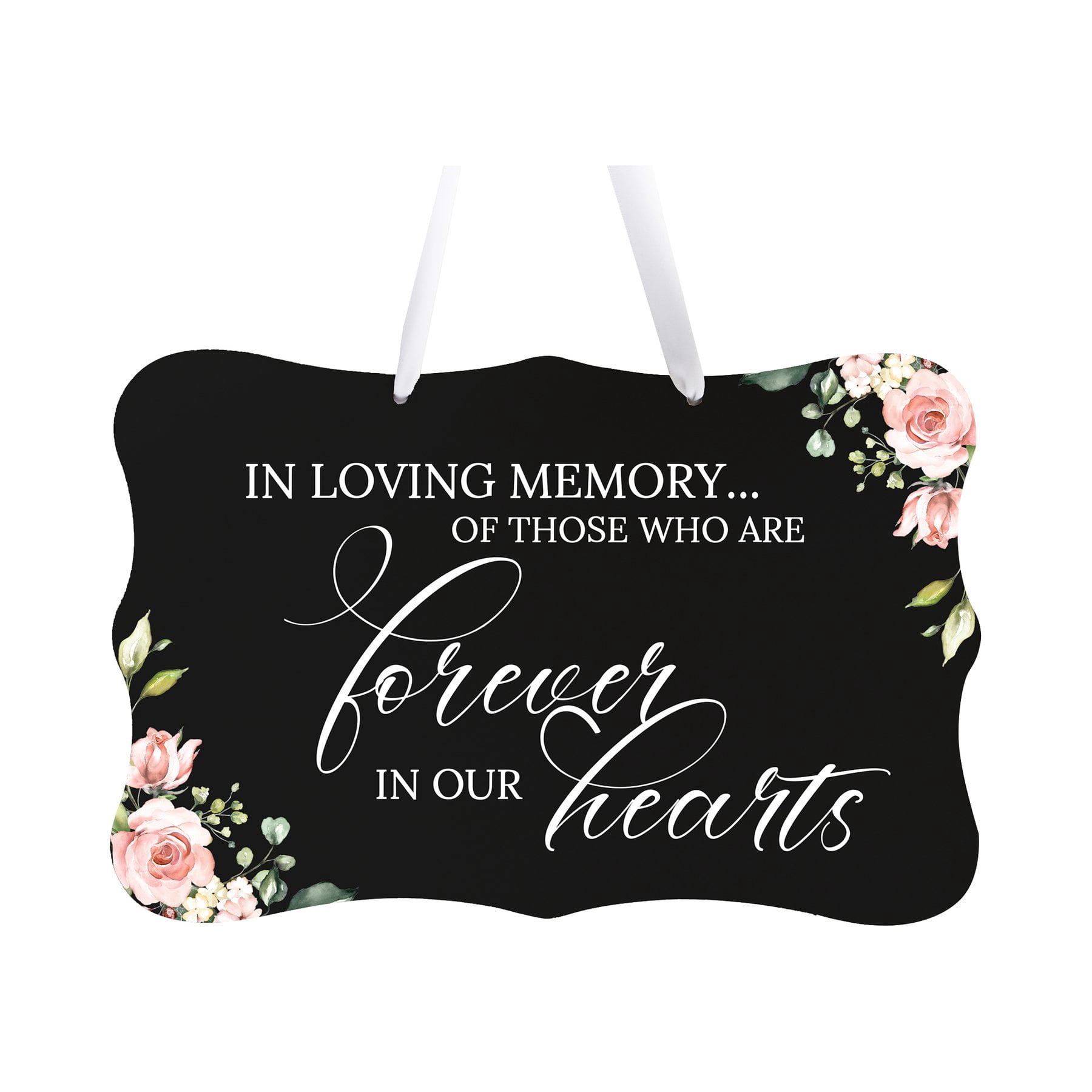 LifeSong Milestones Wooden Memorial Wall Sign Hanging Decor 8x12 for ...