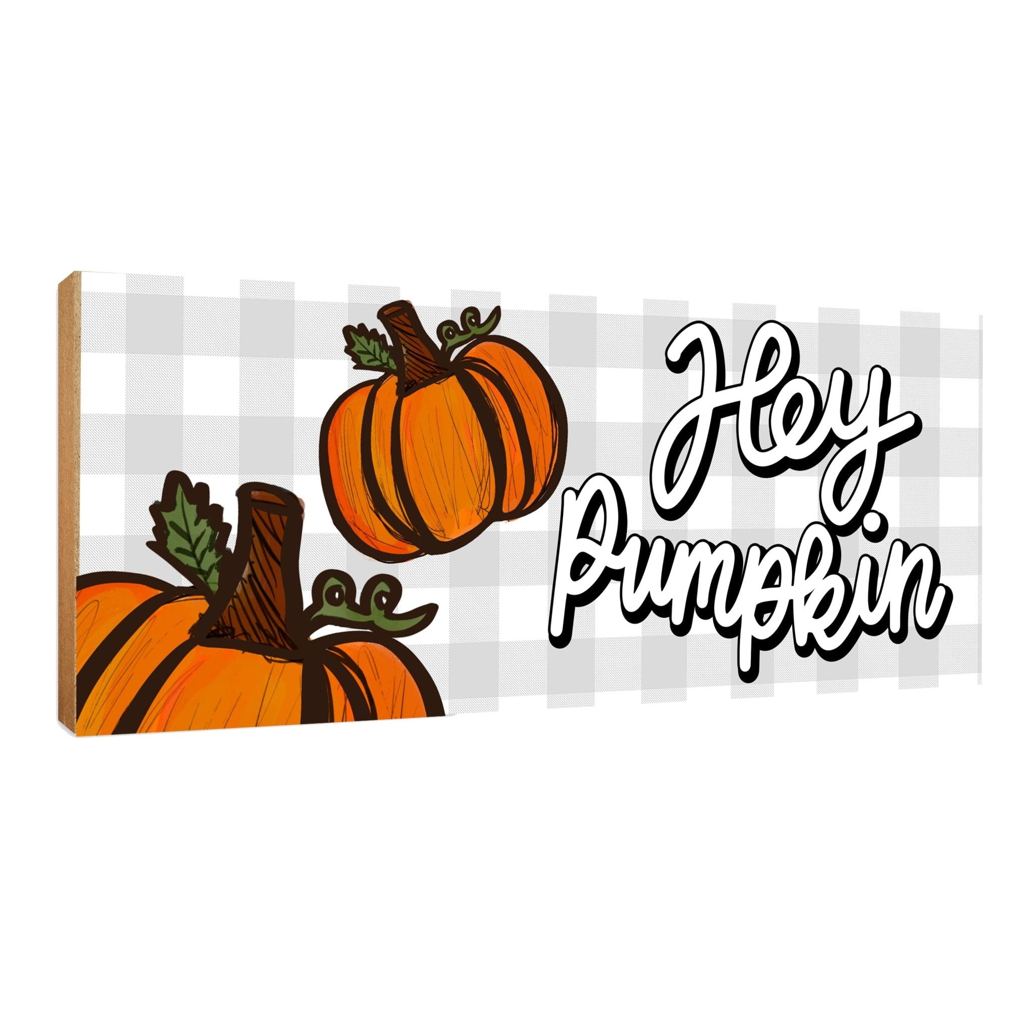 LifeSong Milestones Wooden Pumpkin Decor, Tabletop Fall Decorations for ...