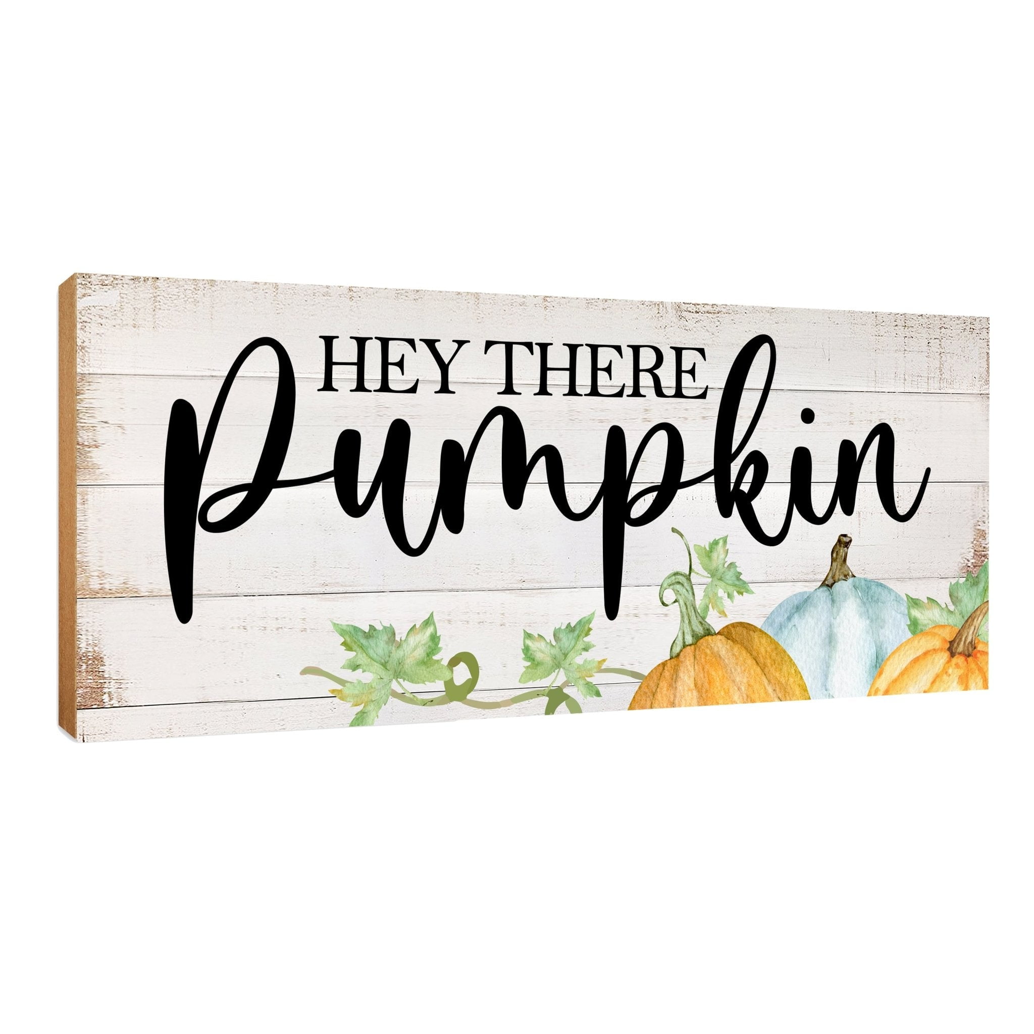 LifeSong Milestones Wooden Pumpkin Decor, Tabletop Fall Decorations for ...