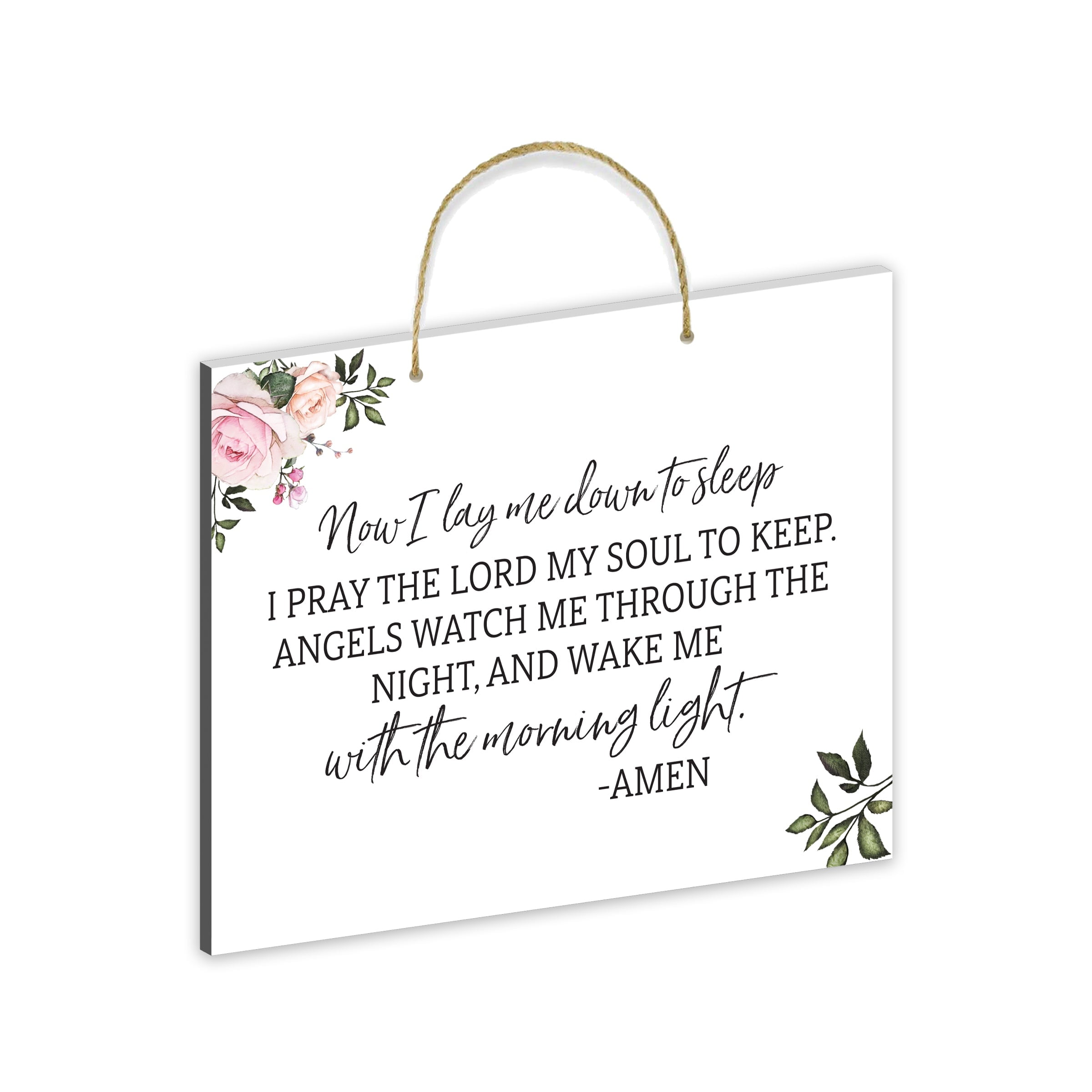 LifeSong Milestones Wooden Wall Hanging Sign with Rope for House Decor ...