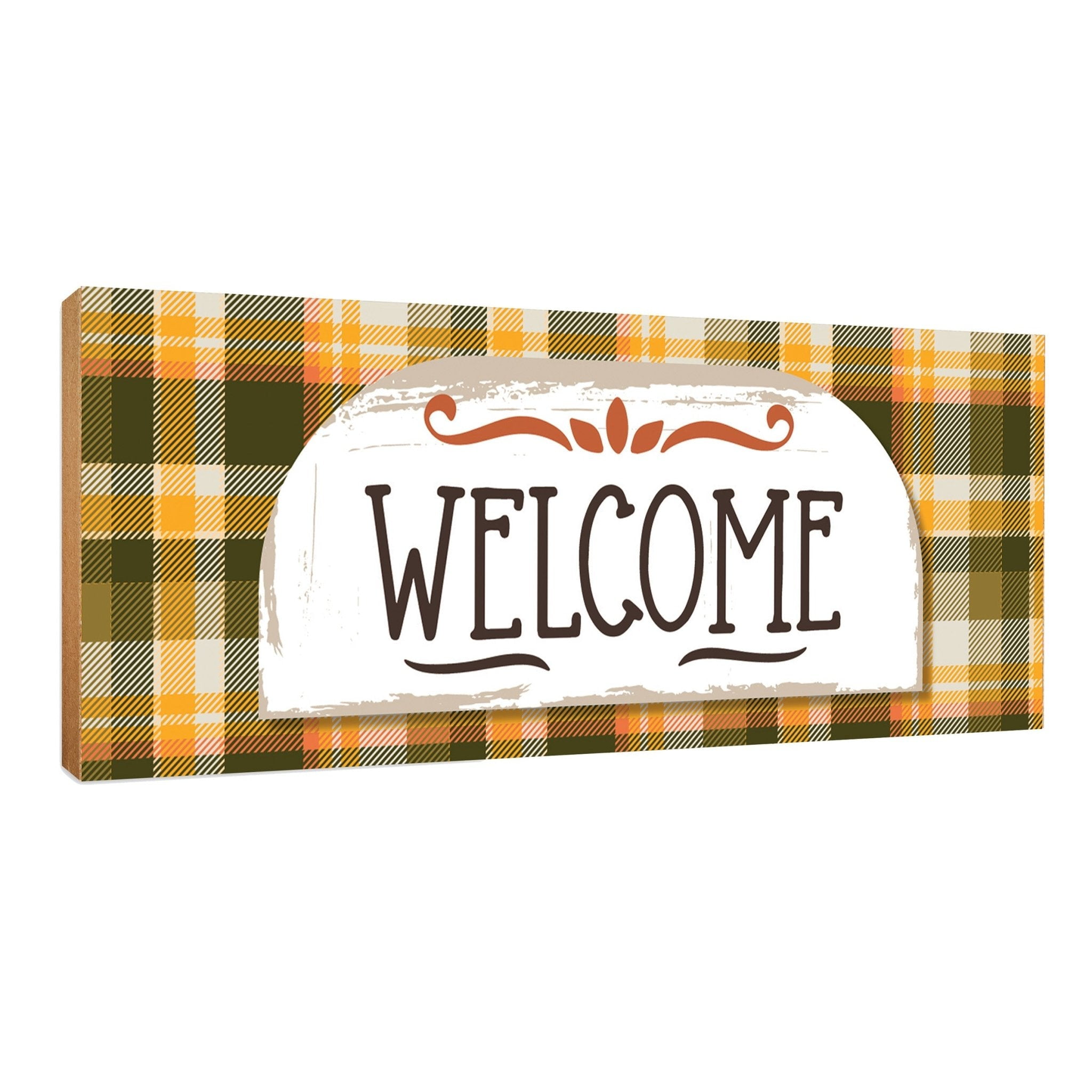 LifeSong Milestones Wooden Welcome Sign, Tabletop Fall Decorations for ...