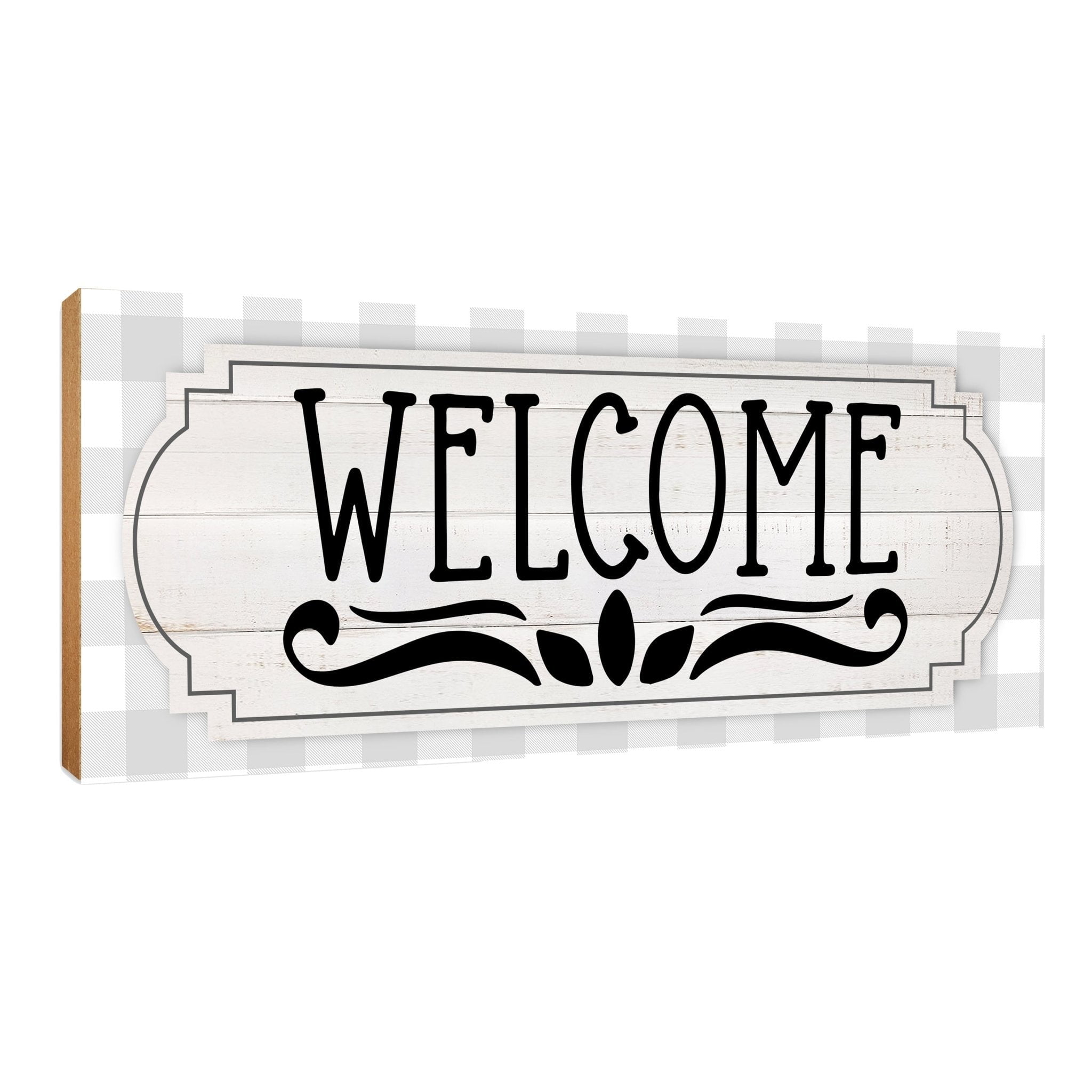 LifeSong Milestones Wooden Welcome Sign, Tabletop Fall Decorations for ...