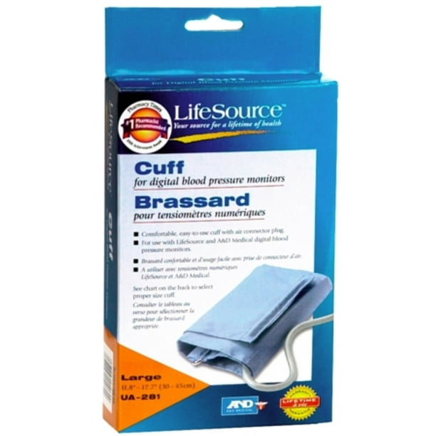 LifeSource Digital Blood Pressure Cuff Large - Each - Walmart.com