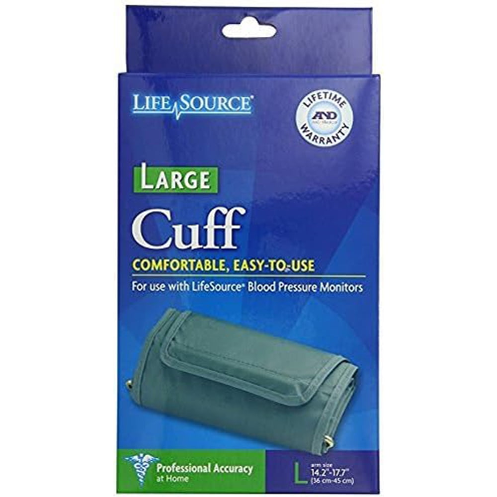 LifeSource Large Digital Blood Pressure Cuff for Upper Arm Monitor ...