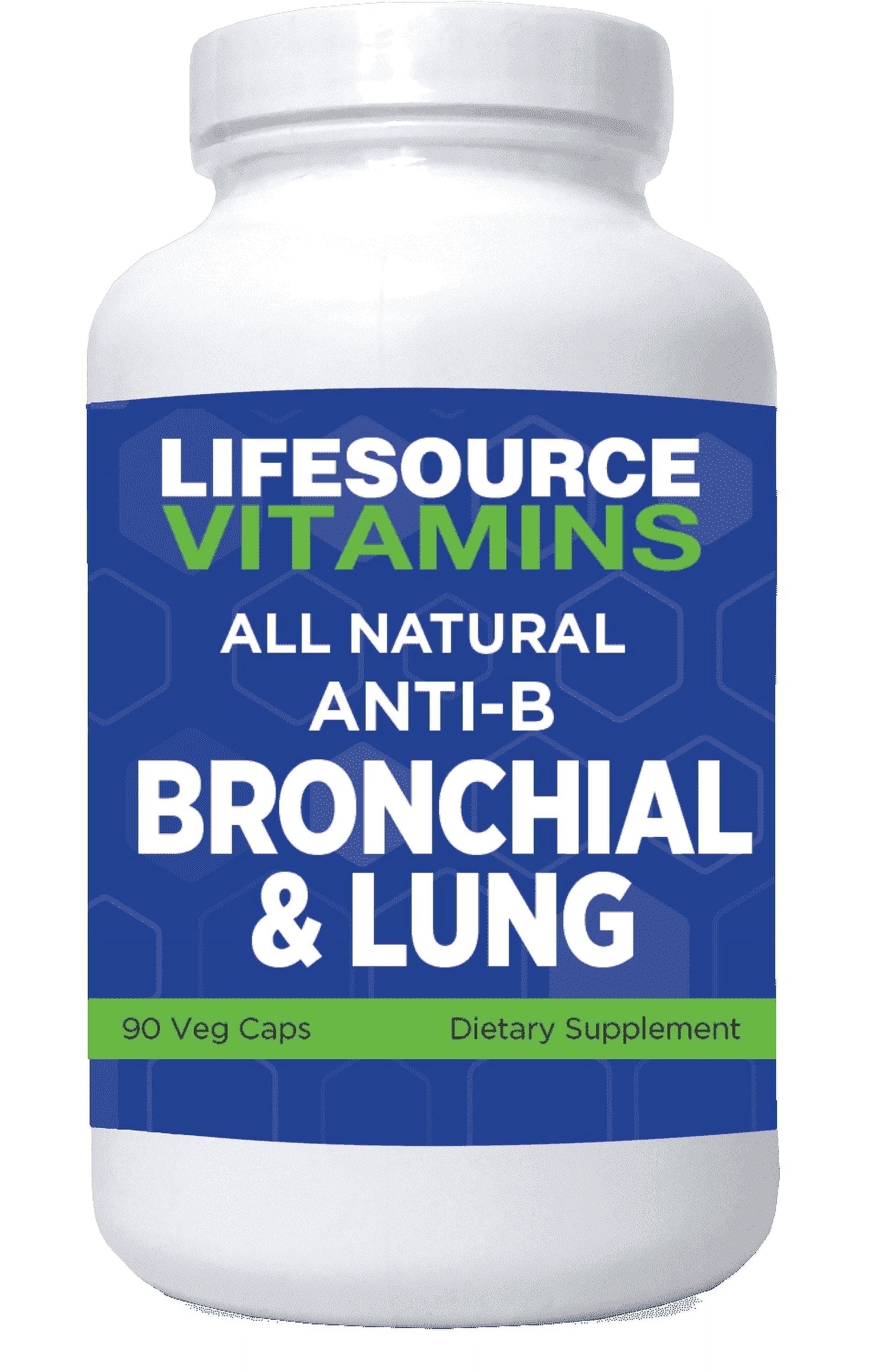 LifeSource Vitamins All-Natural Antibiotic Alternative Bronchial & Lung ...