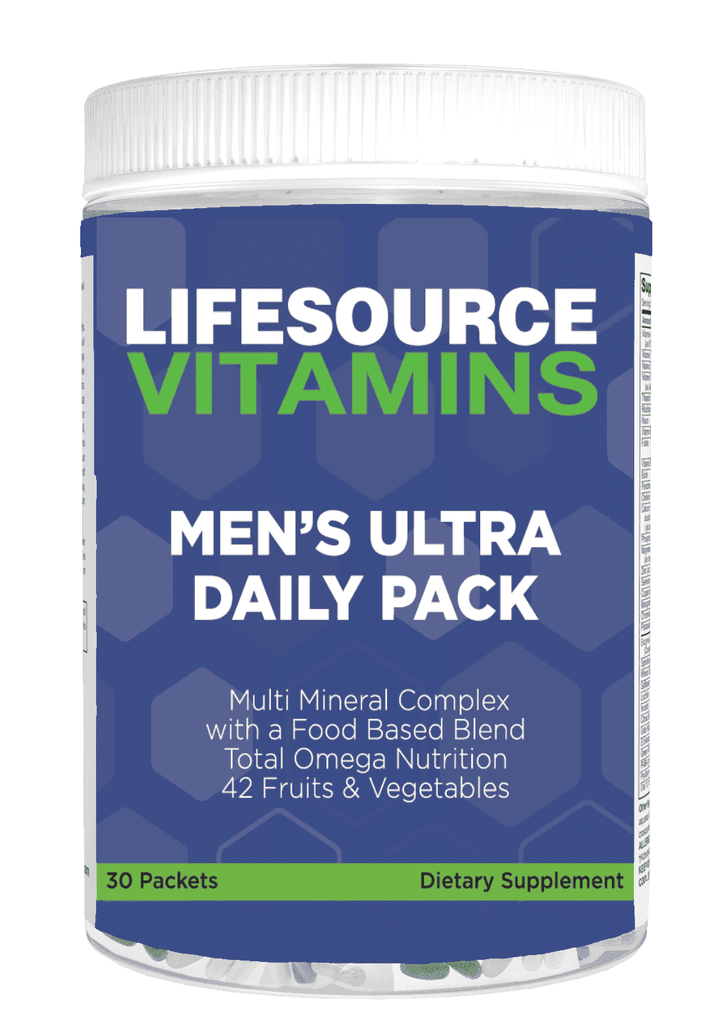LifeSource Vitamins Men's Ultra Daily Pack - Multivitamin & Mineral ...