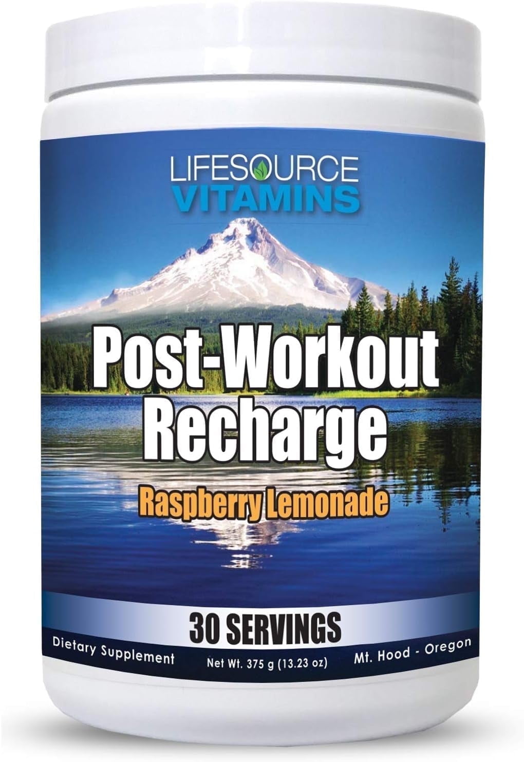 LifeSource Vitamins Post Workout Recovery Powder with BCAAs, L-Citrulline, L-Glutamine ...