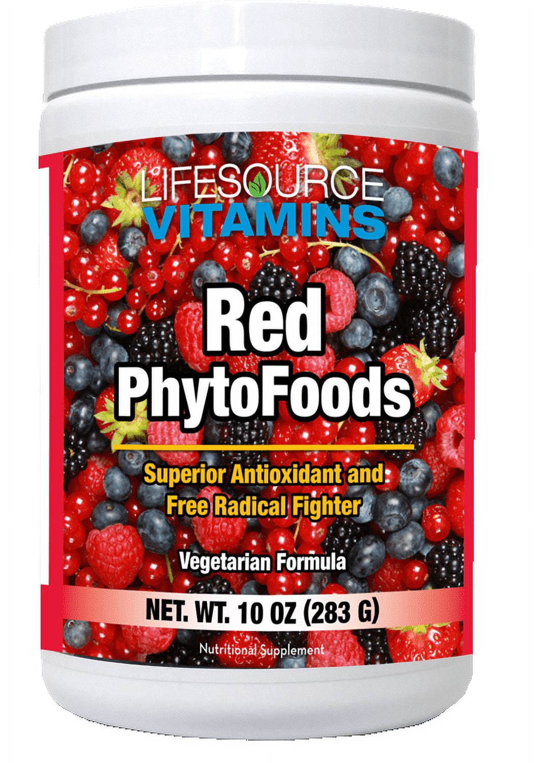 LifeSource Vitamins Red Phyto Foods Powder, 10 oz, 33 Servings ...