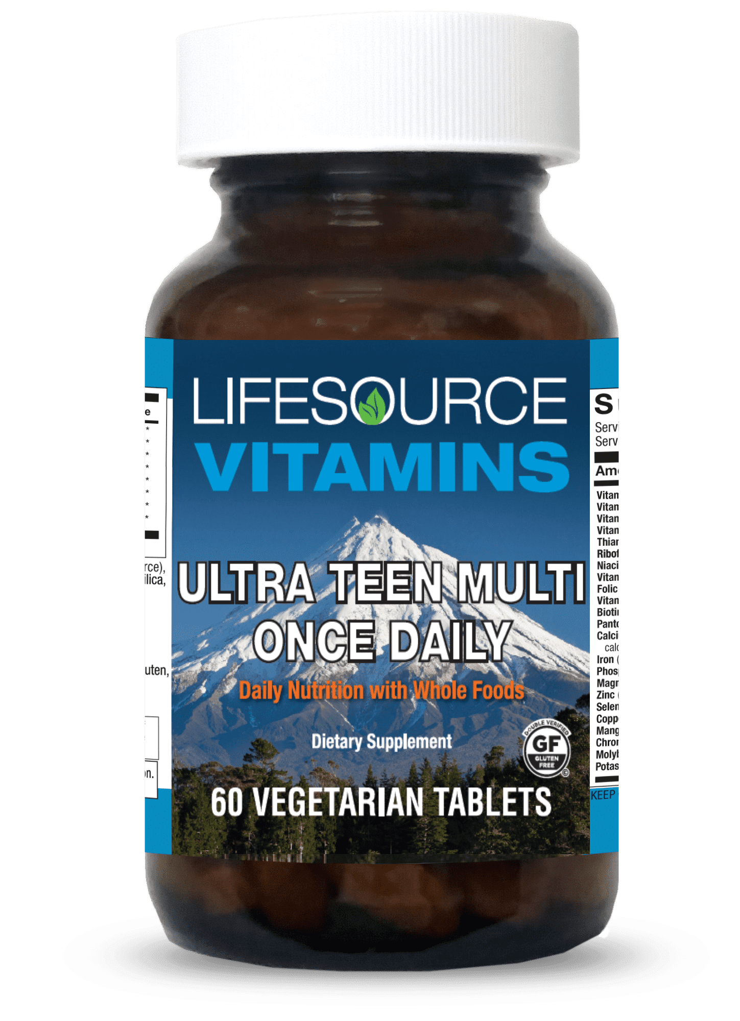 LifeSource Vitamins Ultra Teen Multivitamin 60 Veg Tabs – Daily Support ...