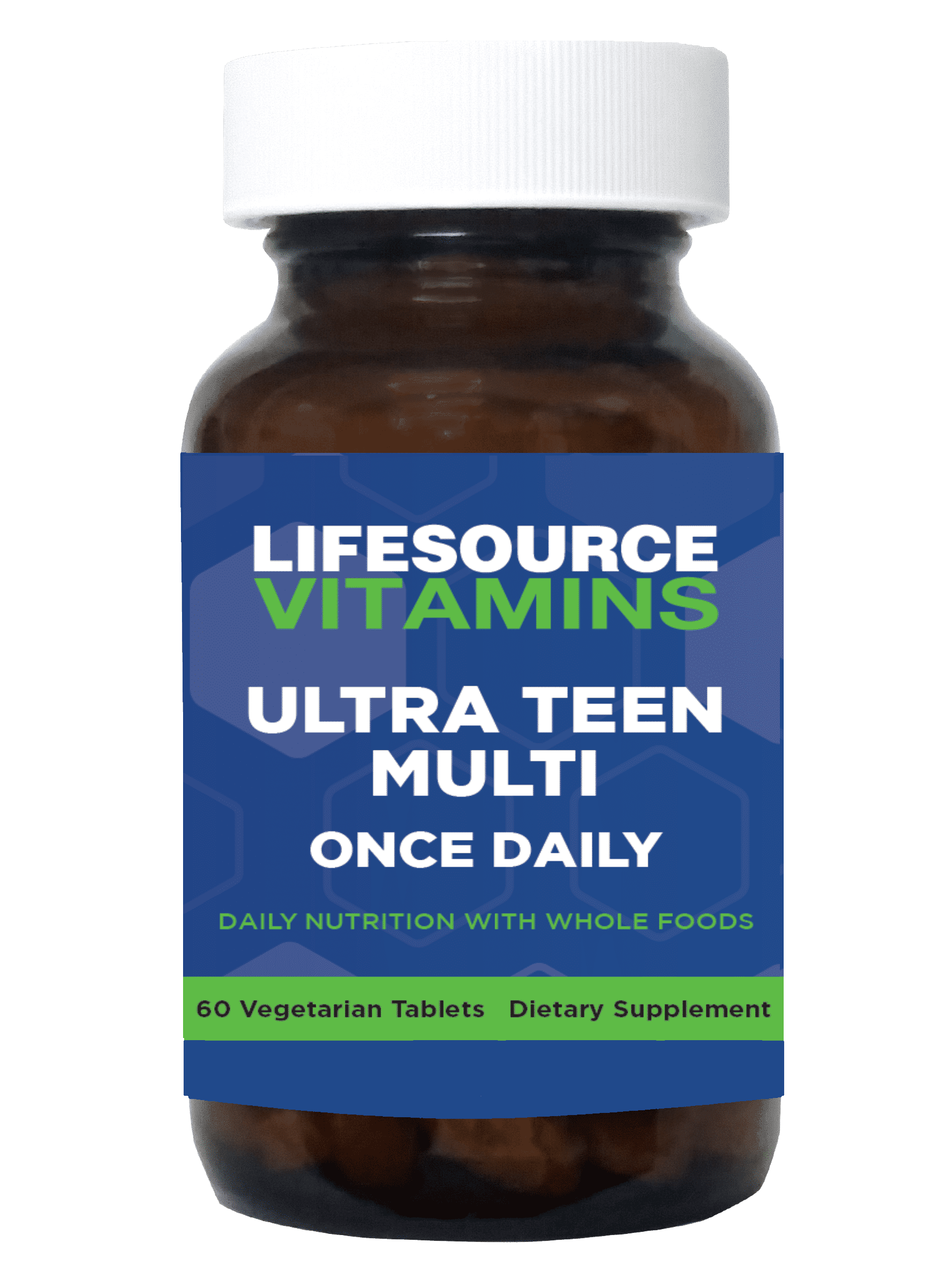 LifeSource Vitamins Ultra Teen Multivitamin 60 Veg Tabs – Daily Support ...