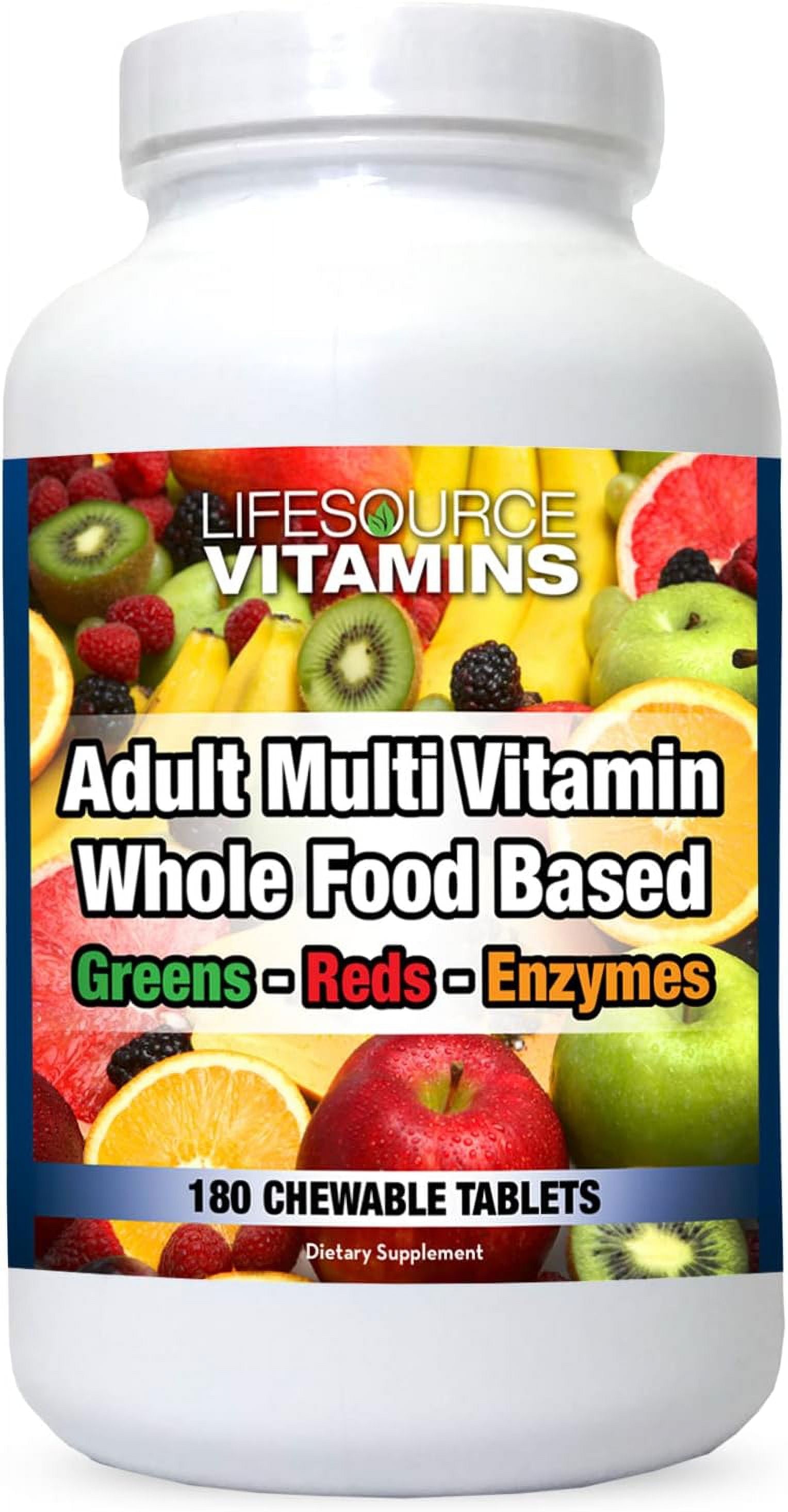LifeSource Vitamins Vitamins Multi Vitamin - Whole Food Based - Immune ...