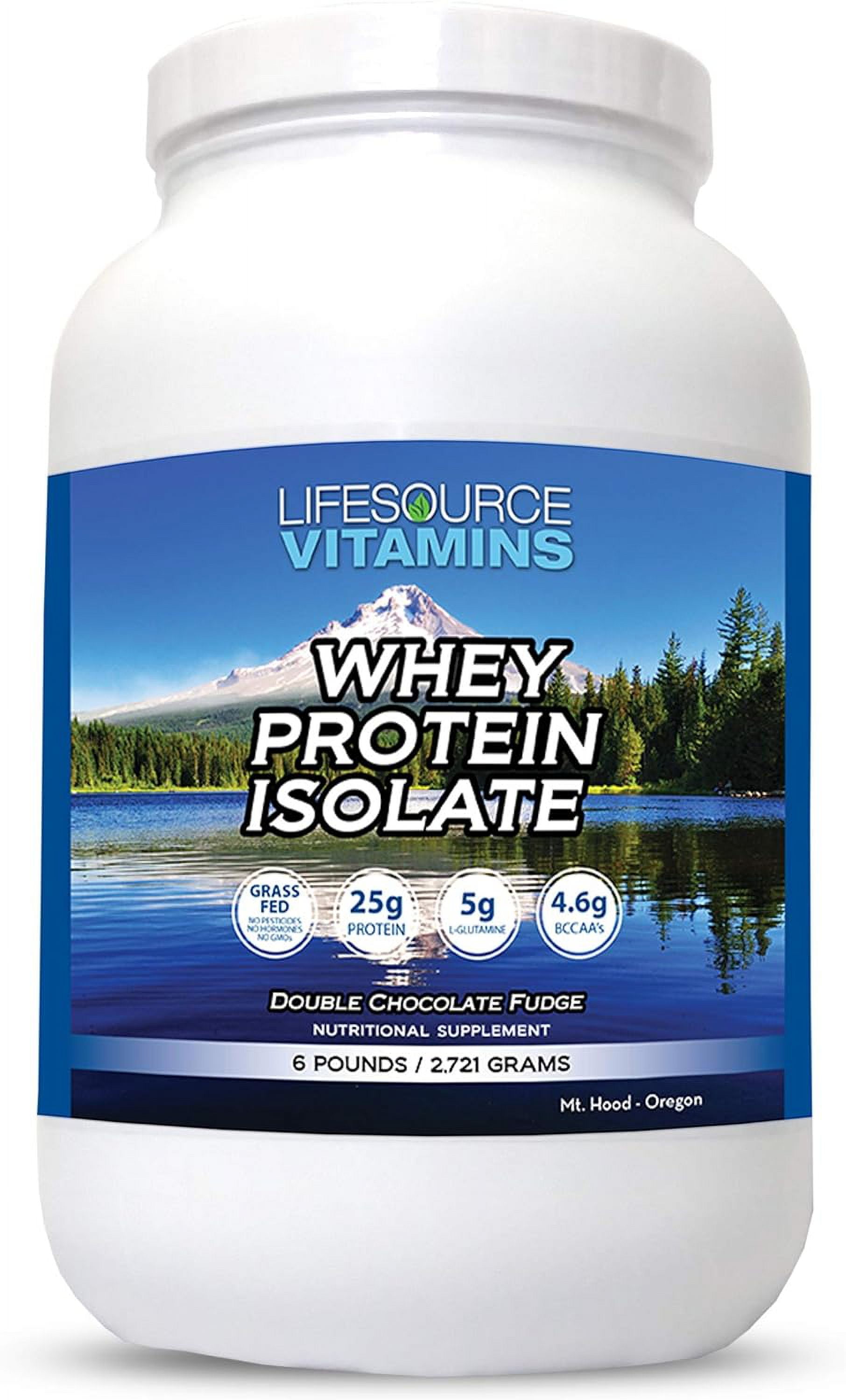 LifeSource Vitamins Whey Protein Isolate, US Dairy Cows Grass Fed ...