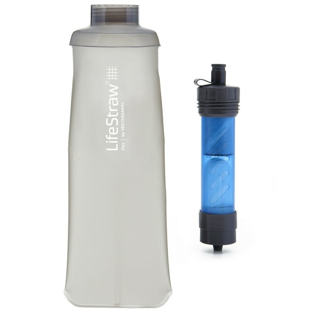 LifeStraw Flex Water Filter with Collapsible Squeeze Bottle - Walmart.com