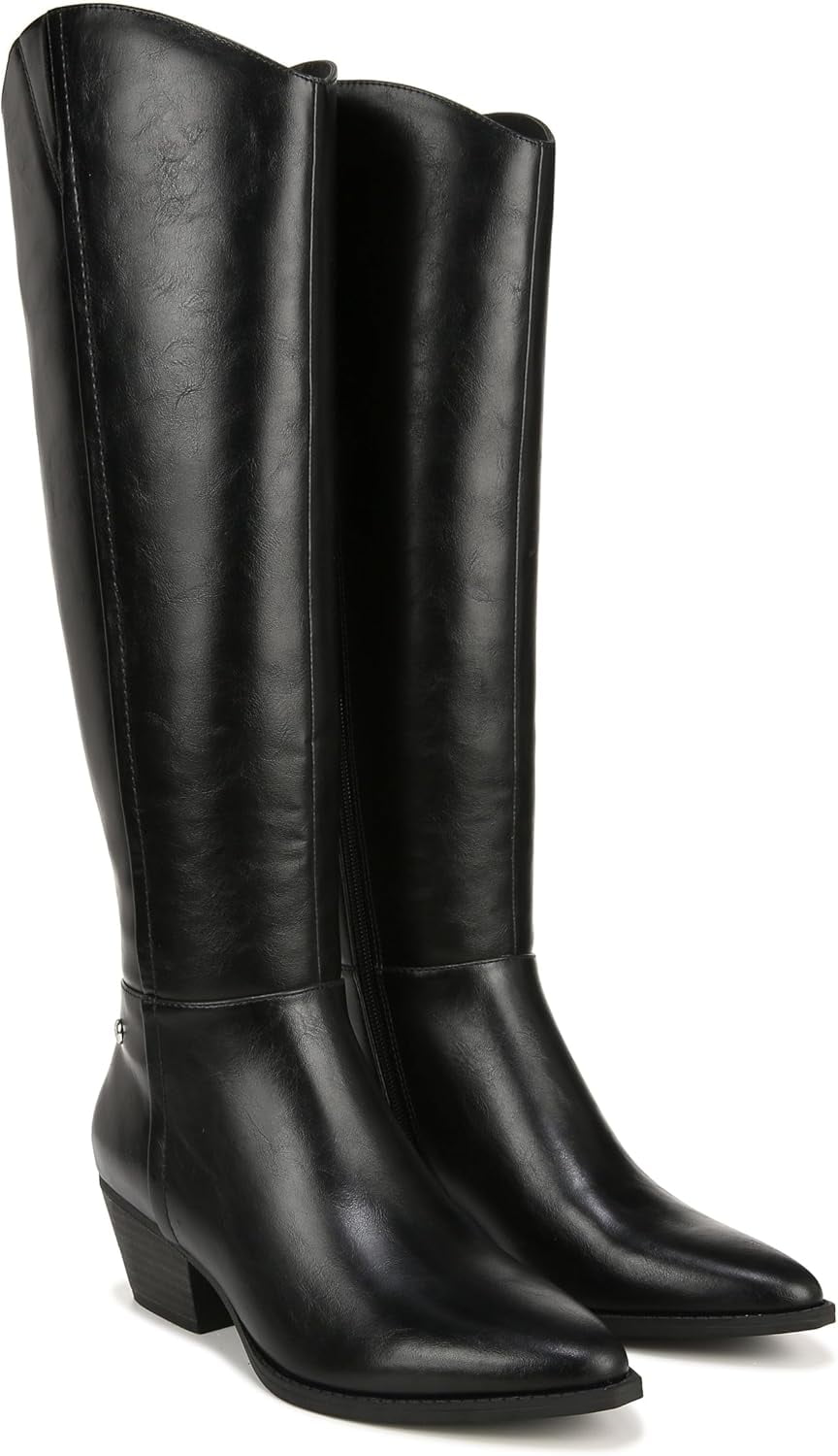 LifeStride Women's Reese Knee High Boots Black 6.5M - Walmart.com