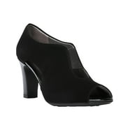 PEERAGE Sorrel Women's Wide Width Leather Dress Ankle Booties WHITE 10. ...