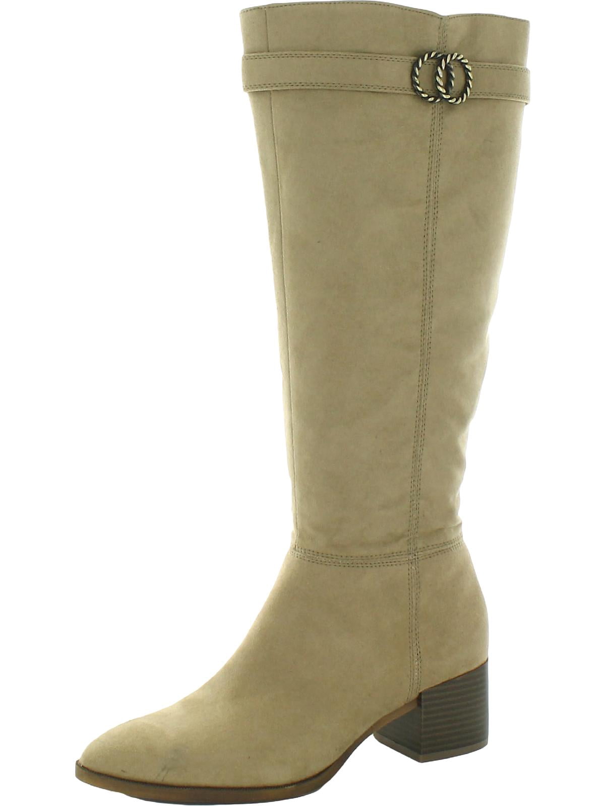 LifeStride Womens Daring Zipper Pull On Knee-High Boots - Walmart.com