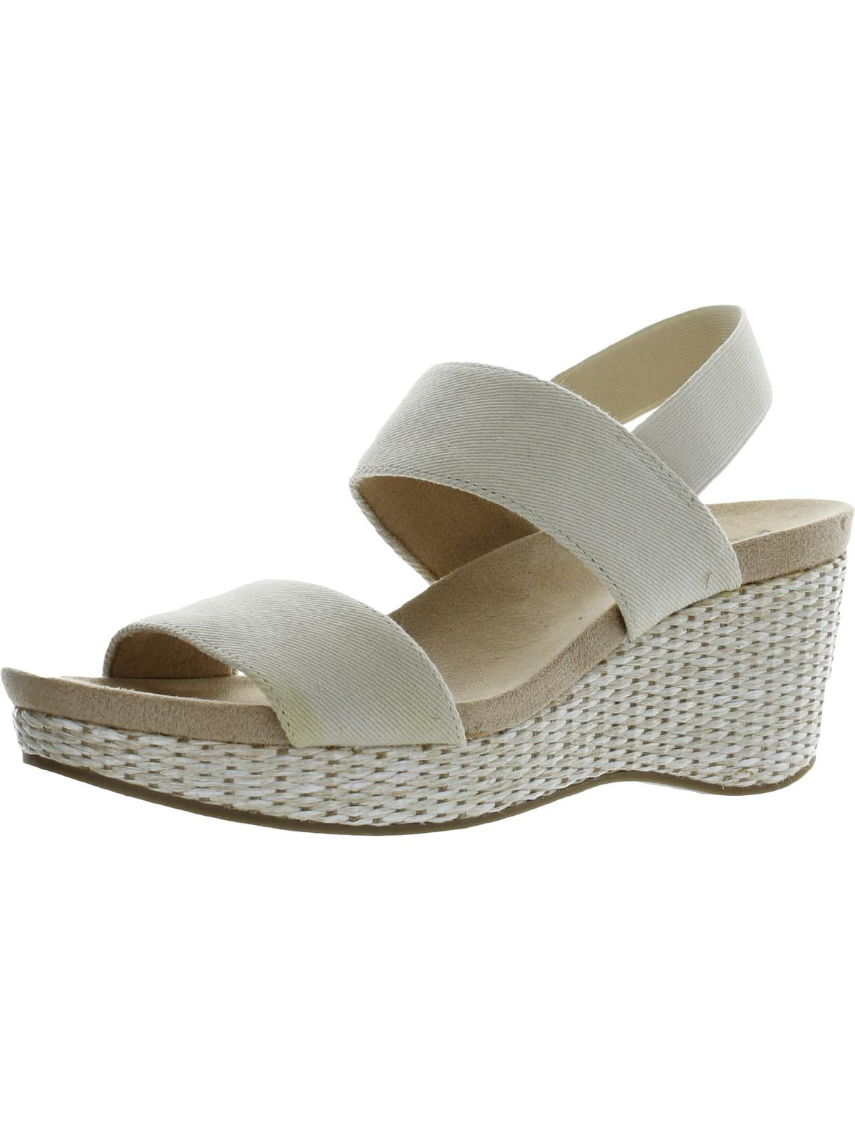 LifeStride Womens Delta Slingback Ankle Strap Wedge Sandals - Walmart.com