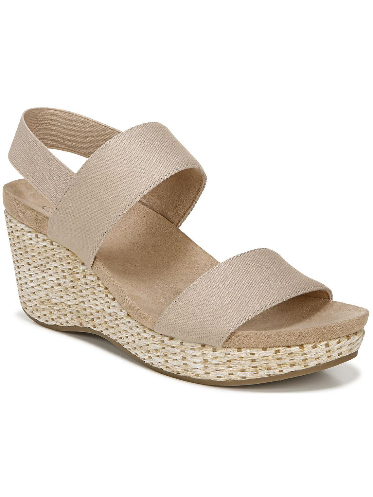 LifeStride Womens Delta Slingback Ankle Strap Wedge Sandals - Walmart.com