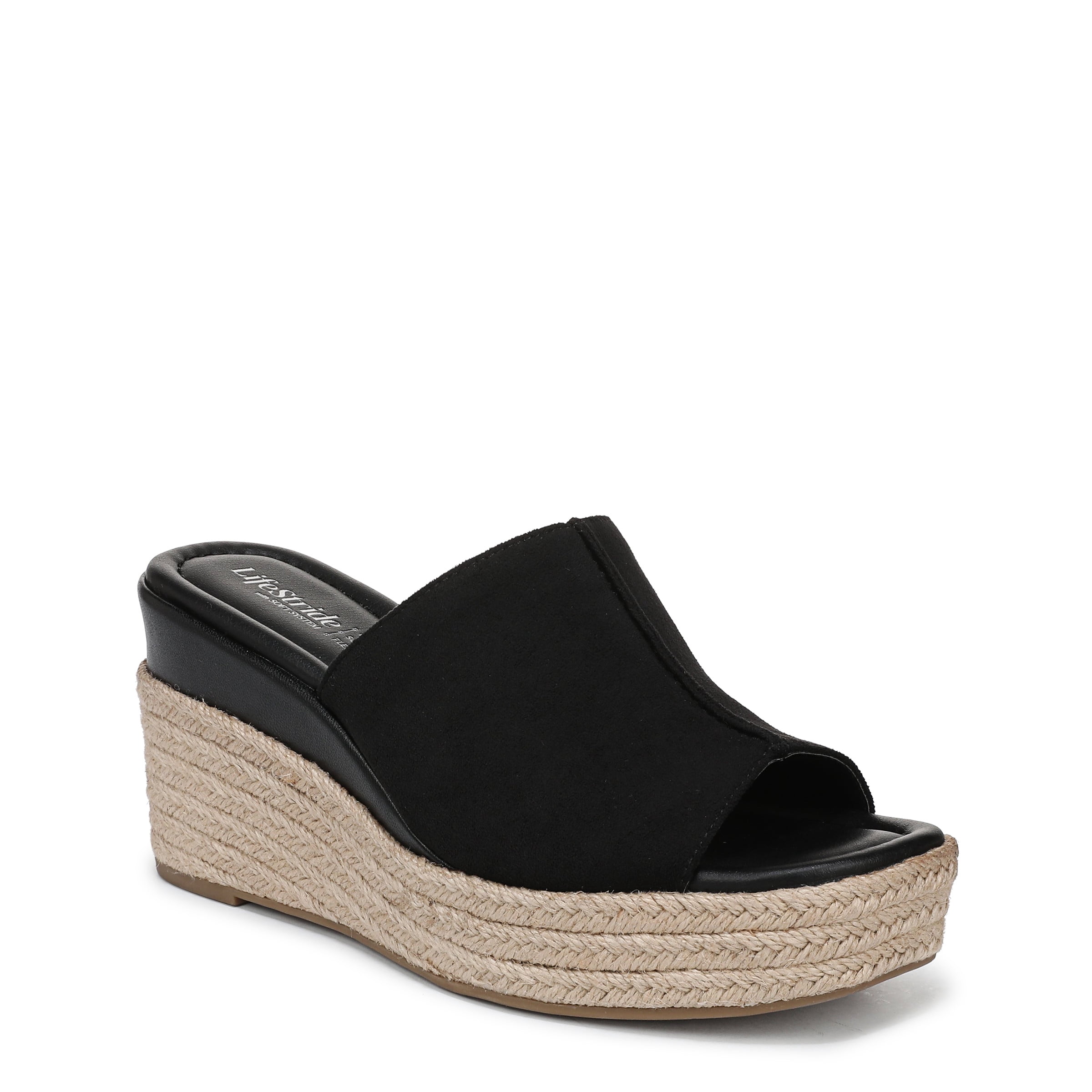 LifeStride Womens Haute Espadrille Wedge Sandal - Medium & Wide Width ...