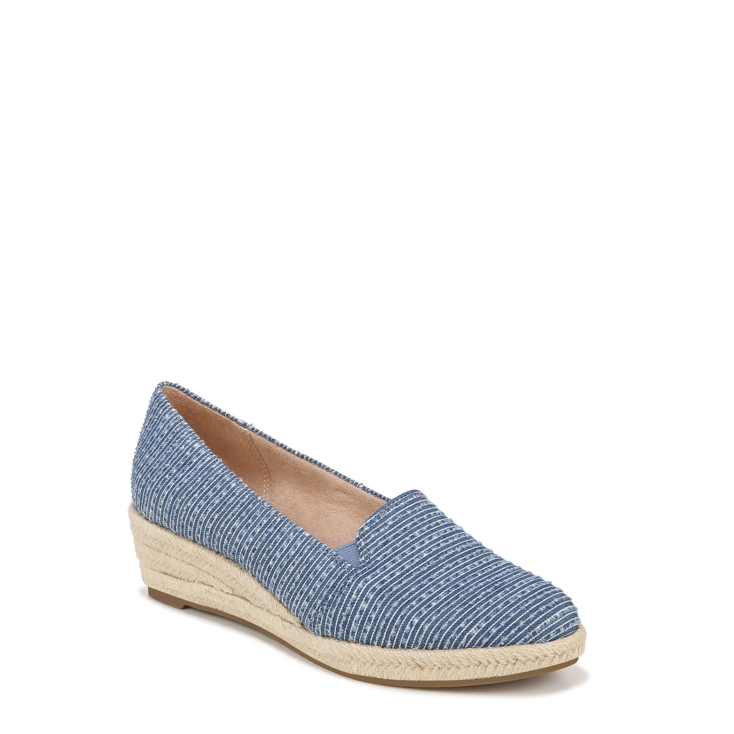 LifeStride Womens Kamilla Slip On Wedge Espadrille - Medium & Wide ...