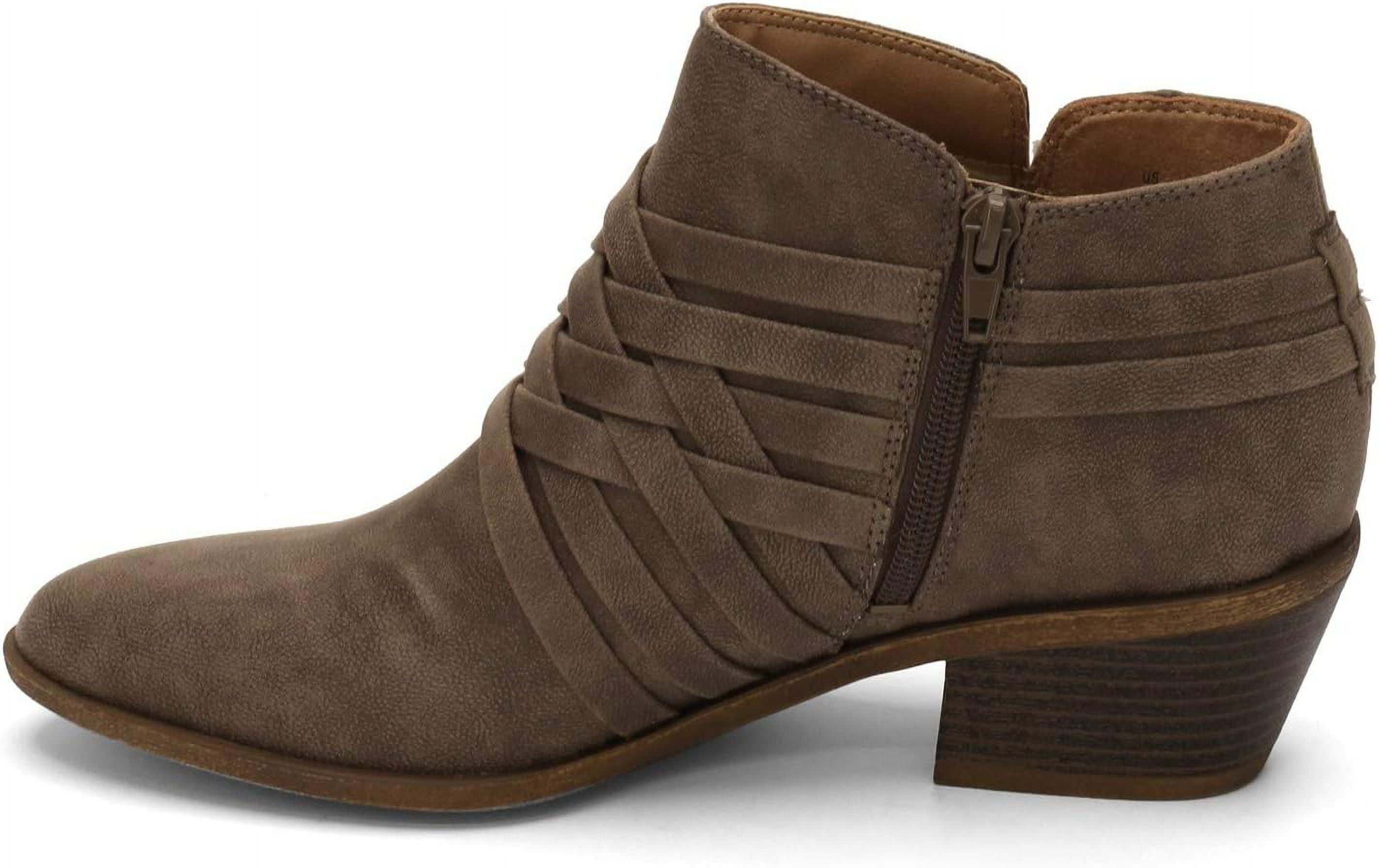 LifeStride Womens Prairie Faux Suede Zipper Ankle Boots - Walmart.com