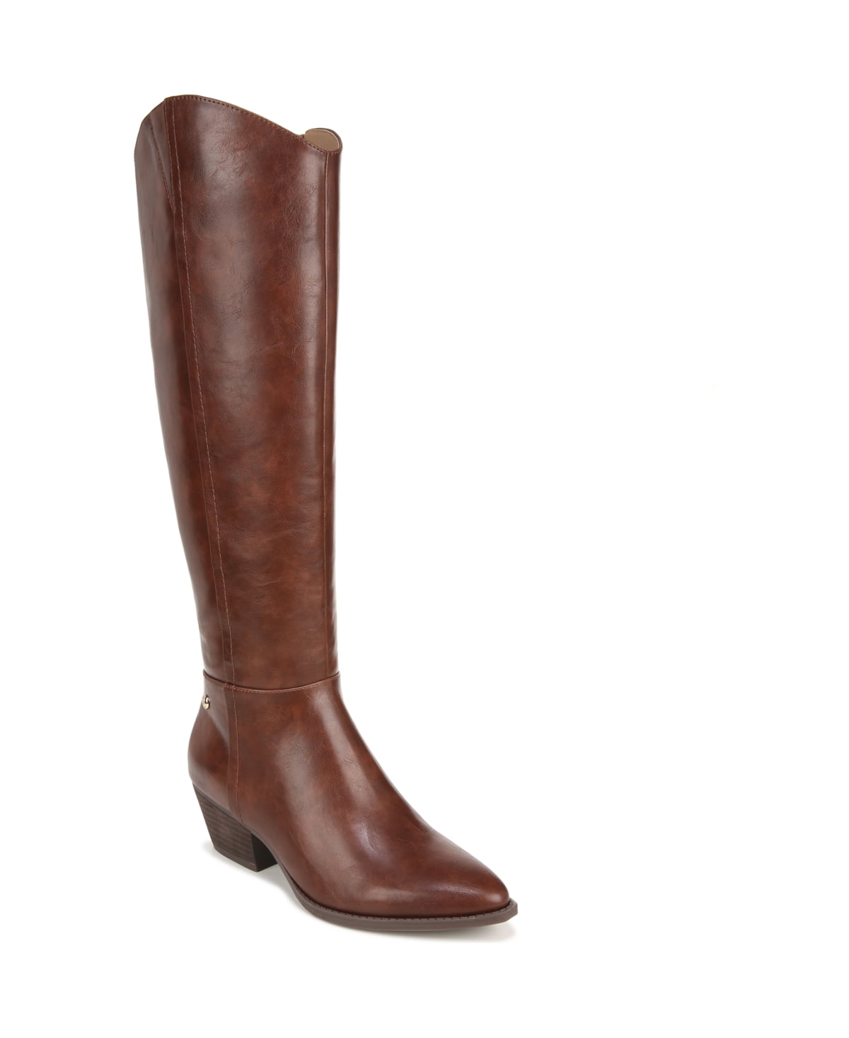 LifeStride Womens Reese Western Tall Riding Boots Chestnut 9 M ...