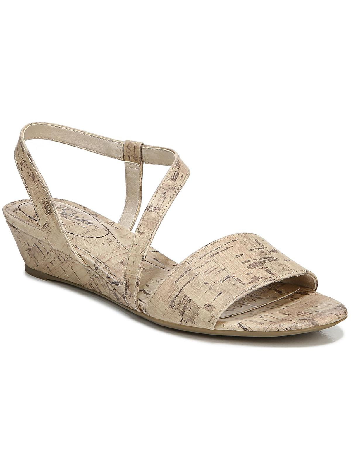 LifeStride Womens Yasmine Faux Leather Slip On Wedges - Walmart.com