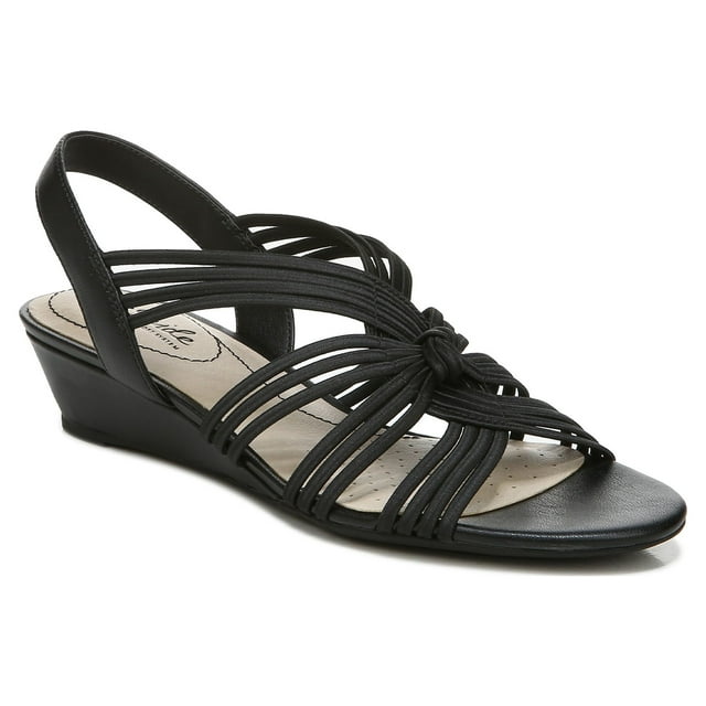 LifeStride Womens Yvette Strappy Wedge Sandals - Medium & Wide Width ...