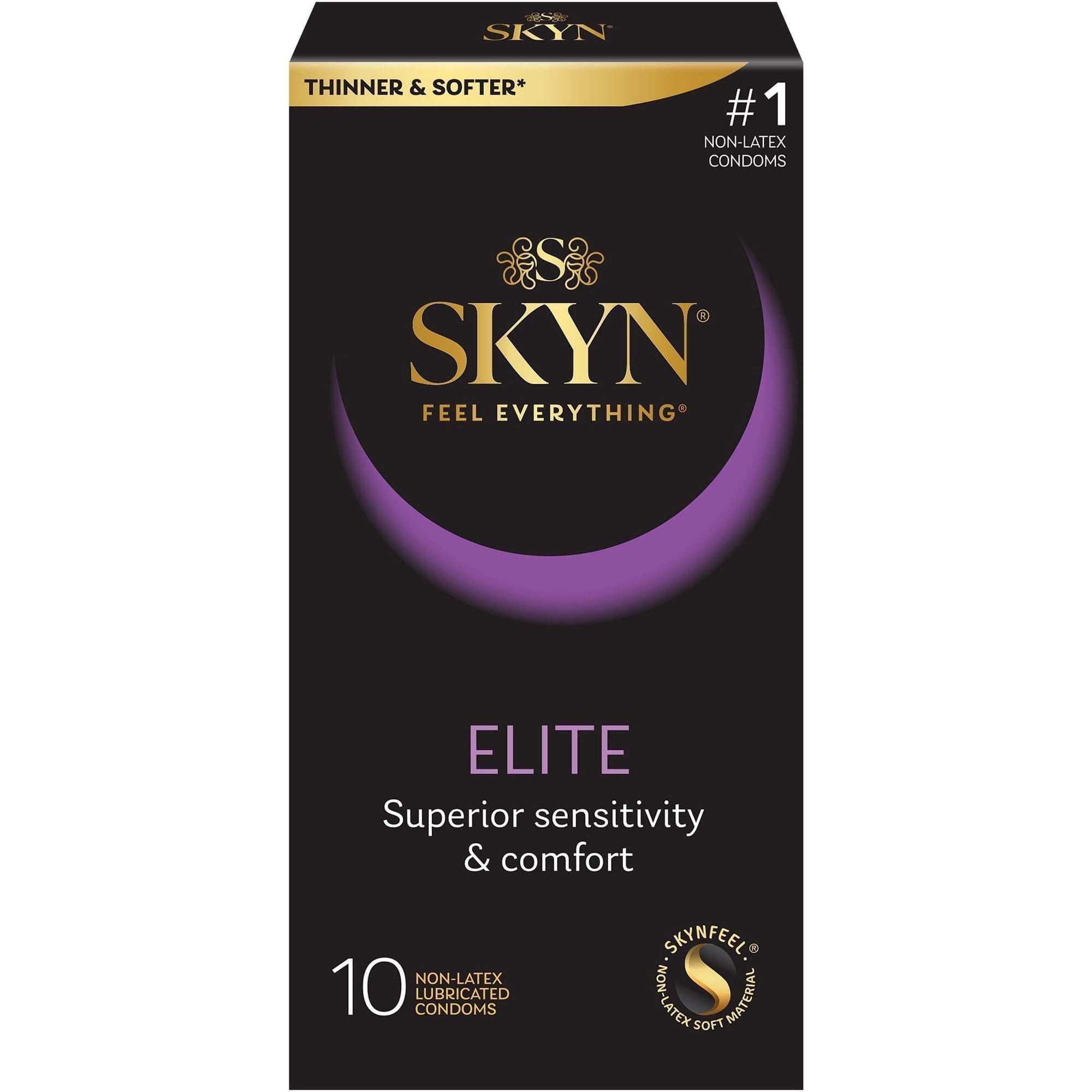 LifeStyles Skyn Elite Condoms, 10 Count - Walmart Business Supplies