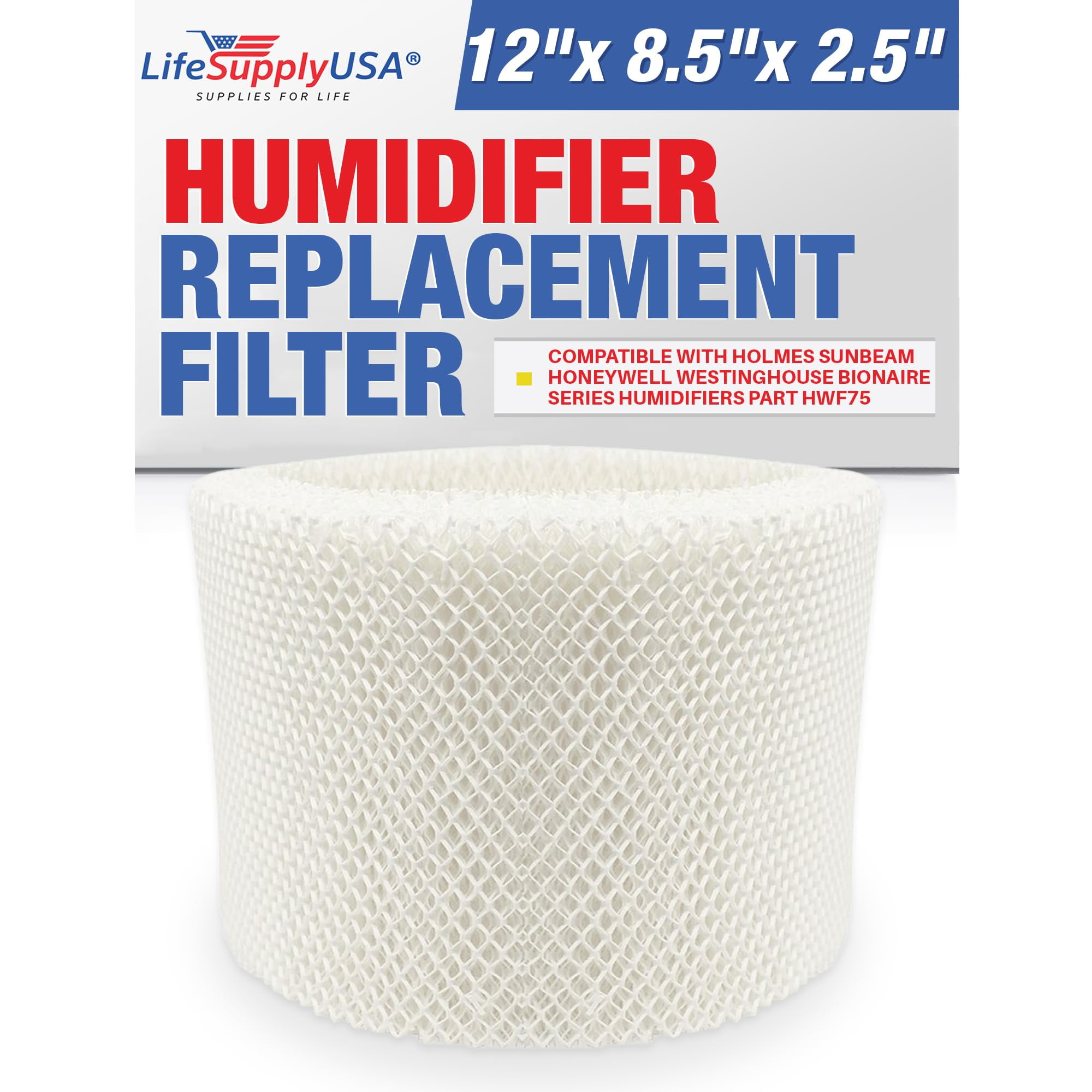HWF75 Humidifier Filter D Wick Replacement Compatible with Holmes ...