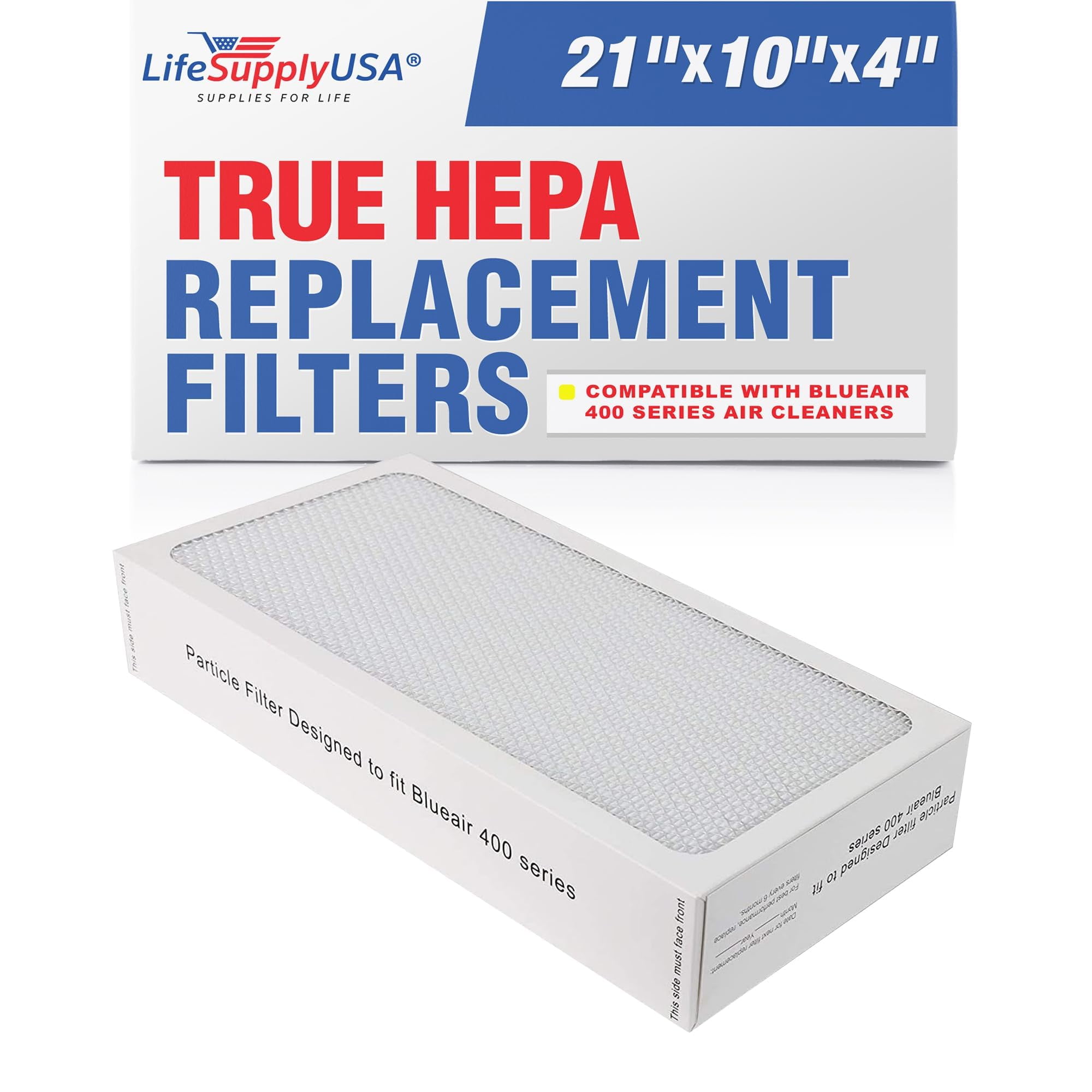 LifeSupplyUSA Particle Air Cleaner Filter Replacement Compatible with ...