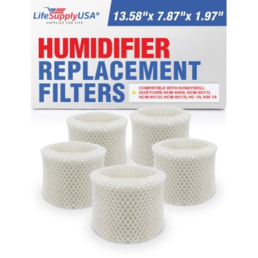 1 Pack Holmes Type A Filter HWF62 Compatible Humidifier Wick Filter ...