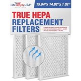 LifeSupplyUSA True HEPA Filter Replacement Compatible with Hunter 30212 ...