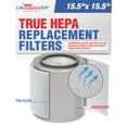 LifeSupplyUSA True HEPA Filter Replacement Compatible with Austin Air ...
