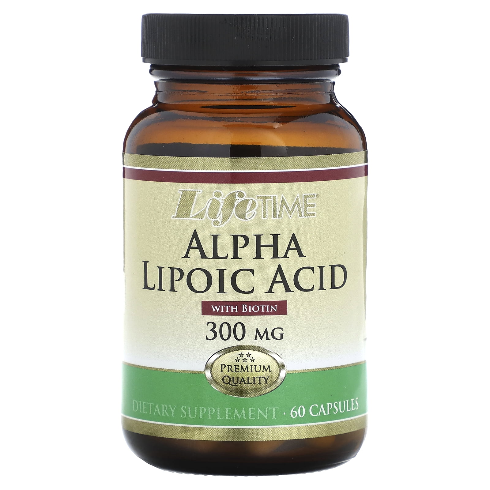LifeTime Alpha Lipoic Acid with Biotin 60 Capsule - Walmart.com