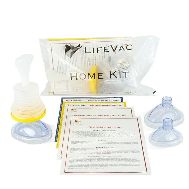 LifeVac Home Kit, Portable Choking Rescue Device - First-Aid Emergency ...