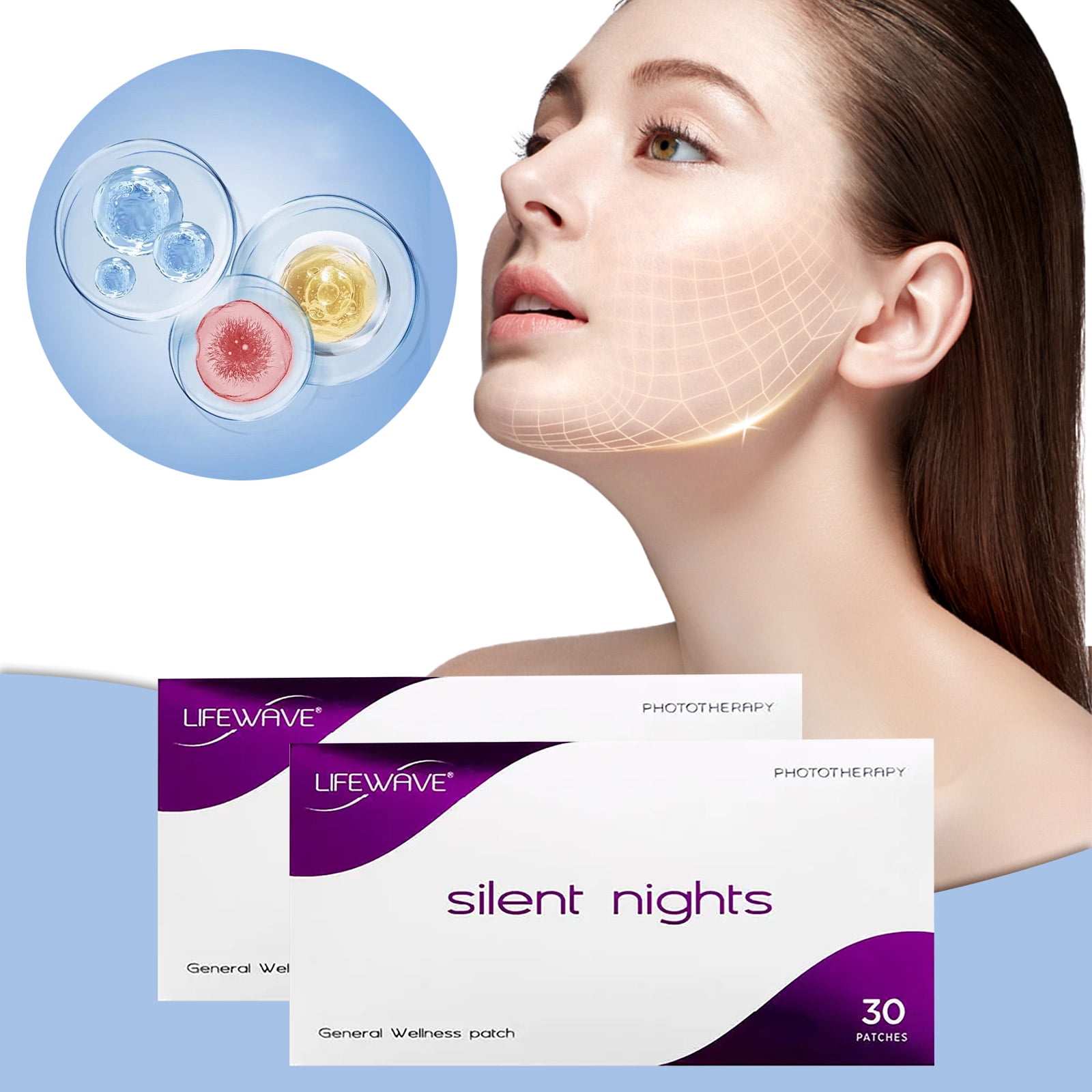 LifeWave Silent Nights Patches - Enhance Restful Sleep and Promote ...