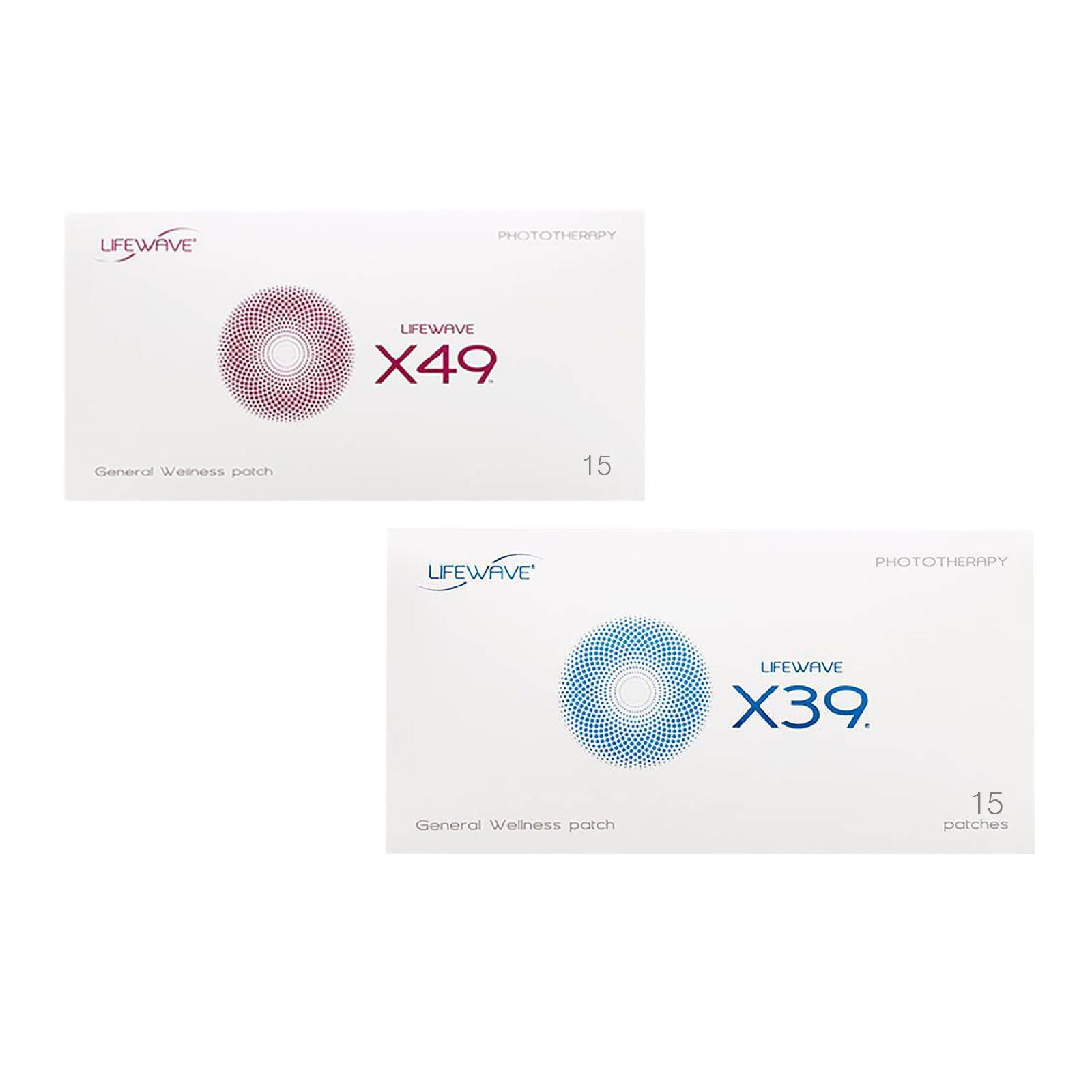LifeWave X39 Stem Cell T-herapy + LifeWave 49 Stem Cell T-herapy, 15 ...
