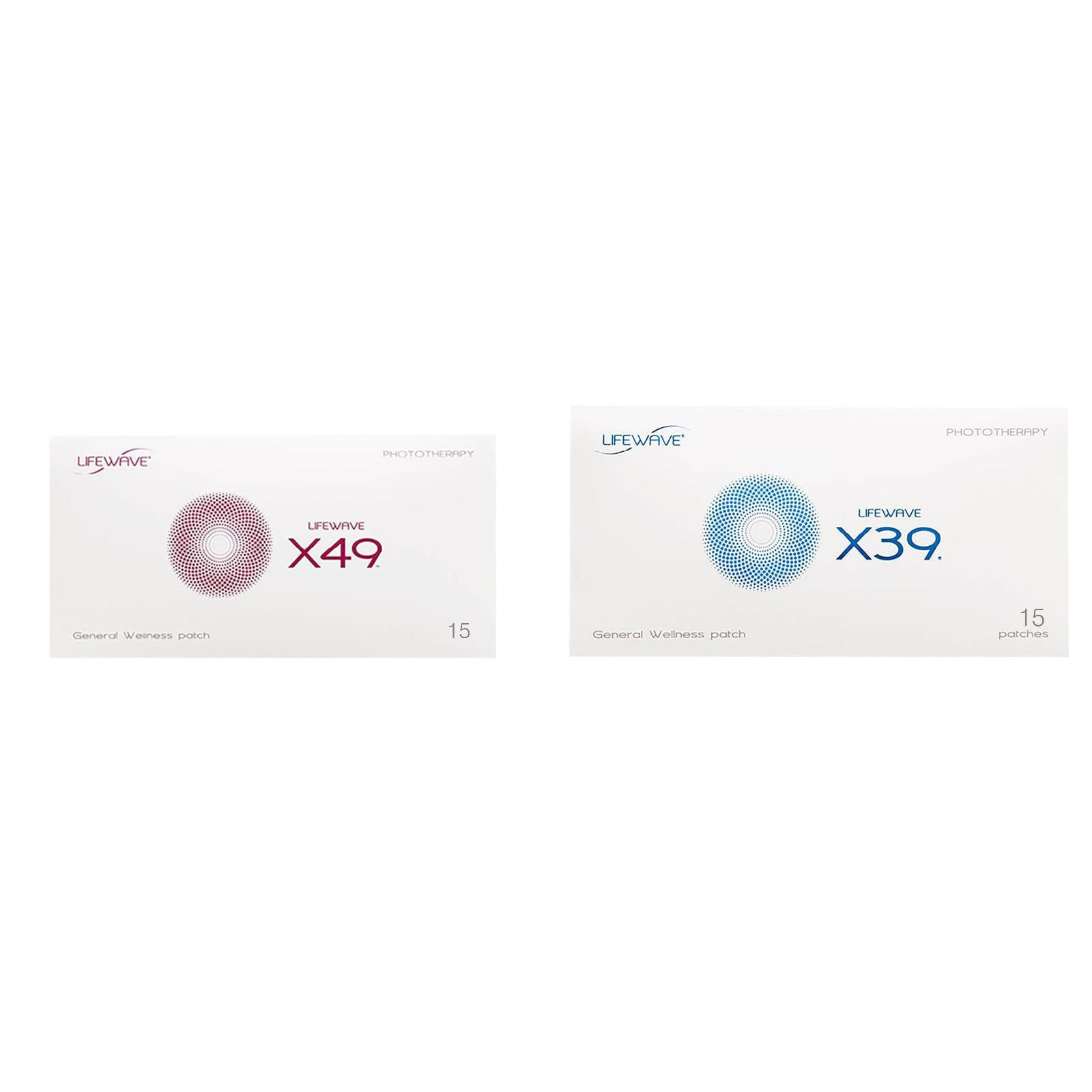 LifeWave X39 & X49 Stem Cell T-herapy, Activate, R-egenerate ! 15 Patches, 2 Box - Walmart.com